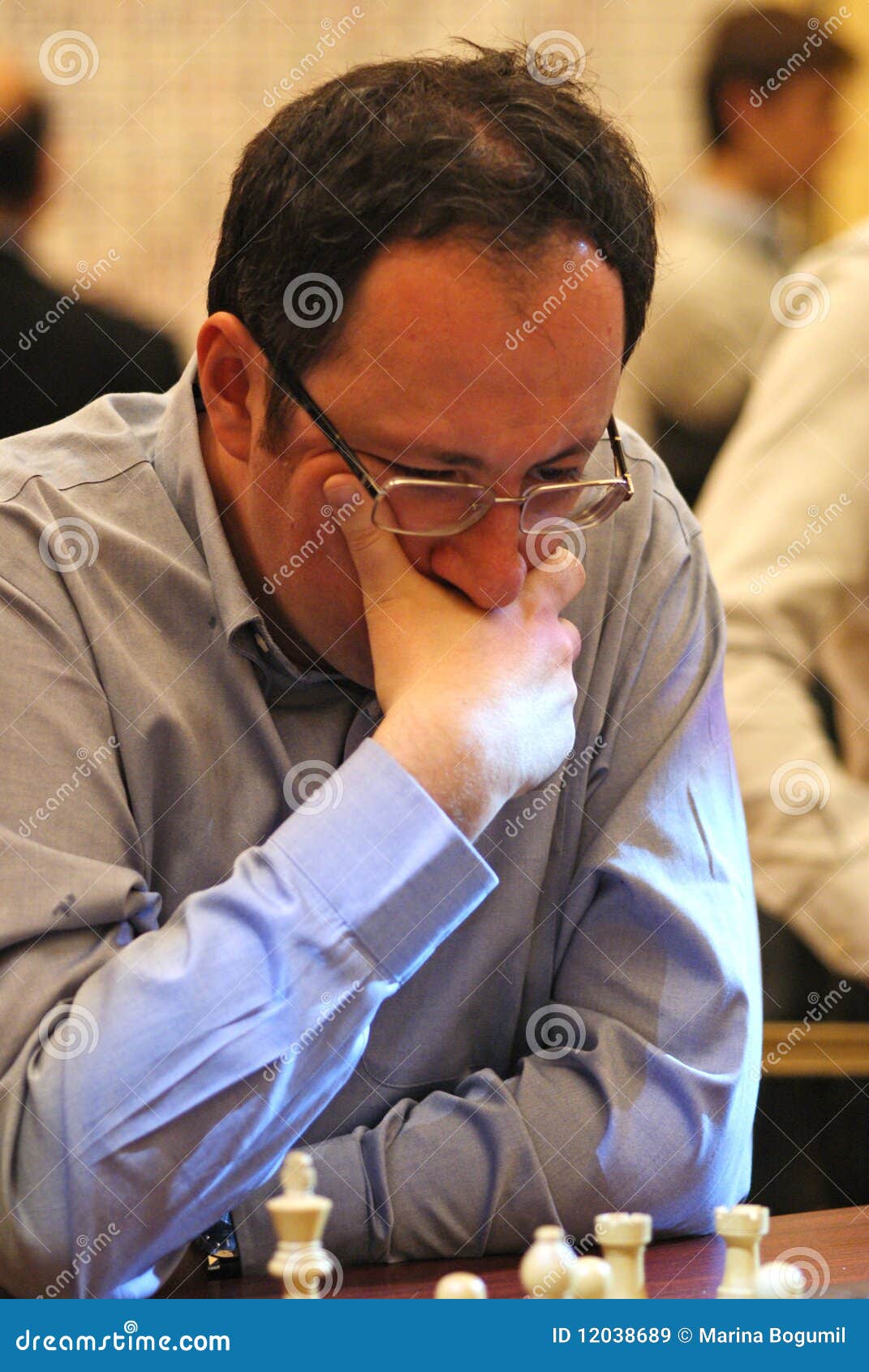 Israeli Chess Grandmaster, Boris Gelfand Editorial Stock Image - Image ...