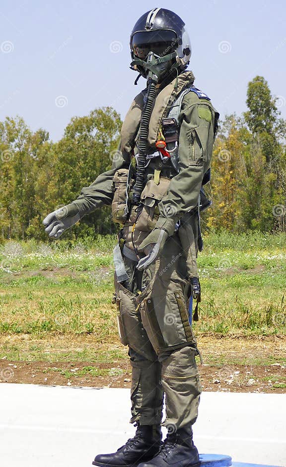 Israeli combat suit pilot stock photo. Image of army, pressure - 9293718