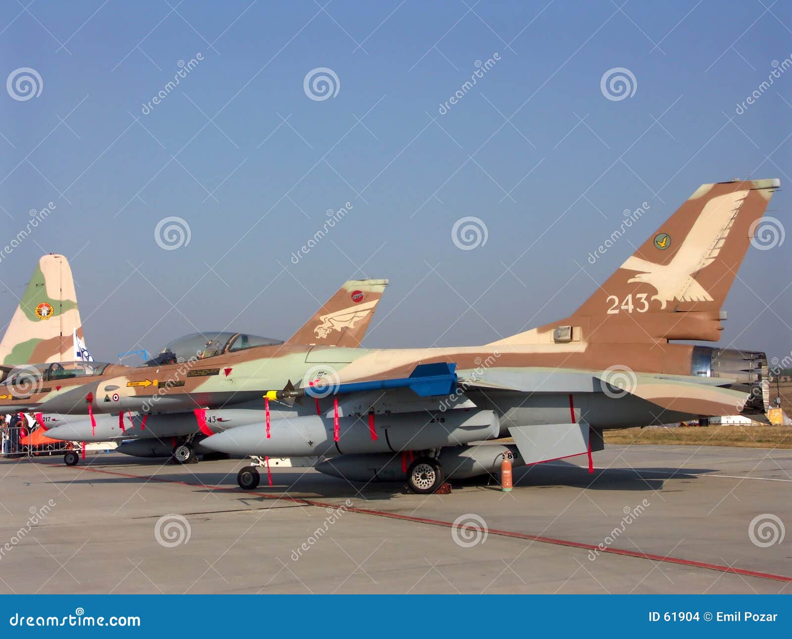 Israeli F16 fighter stock photo. Image of israel, interceptor - 61904