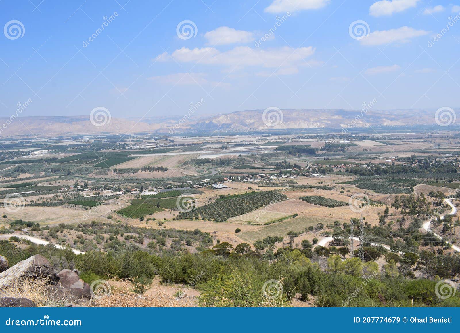 Israeli Fields stock image. Image of plateau, valley - 207774679