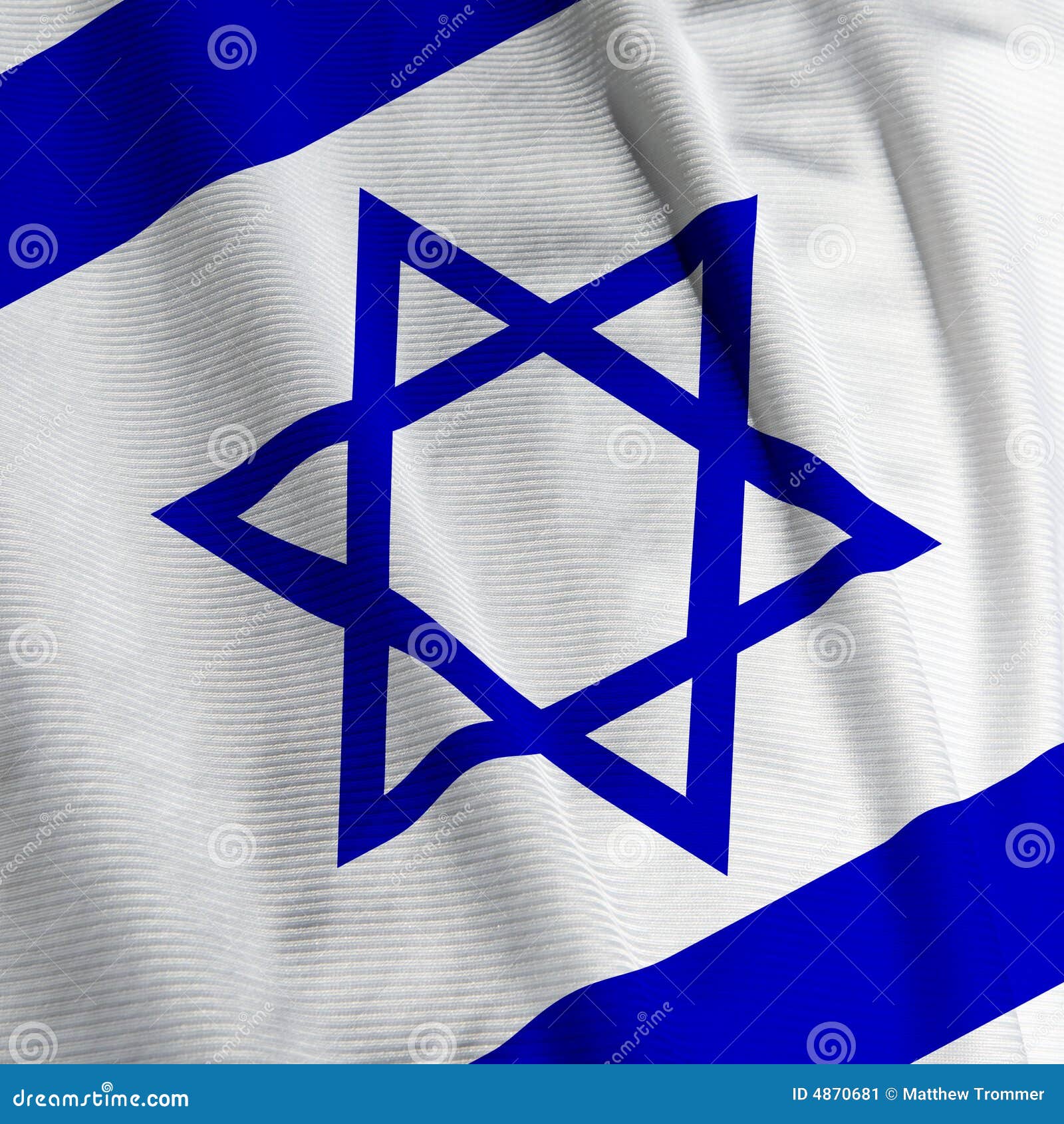 Israeli Flag Western Western` Wailing` Wall Of Ancient Temple Jerusalem ...