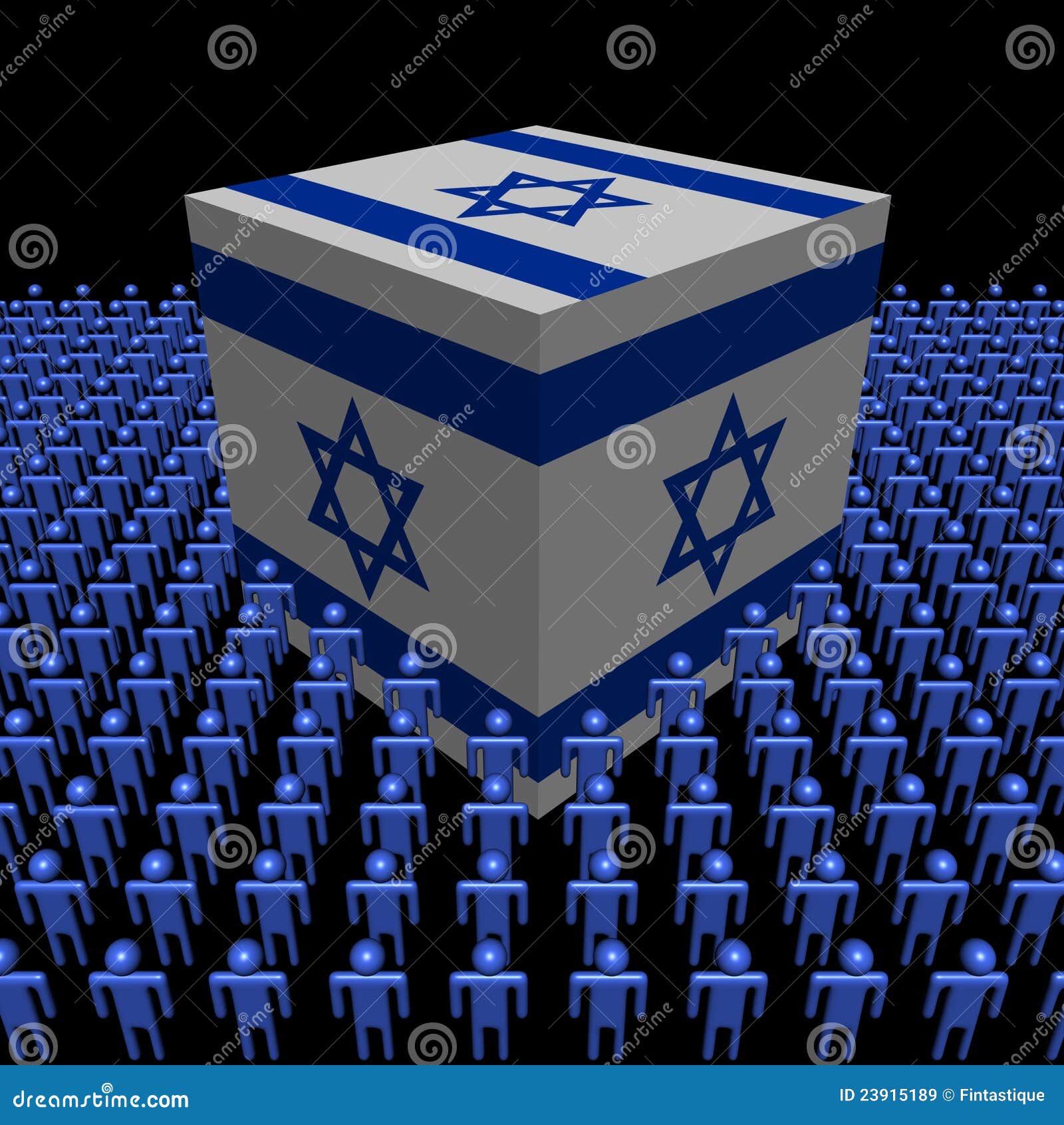 Israeli People Icon Map. Detailed Vector Silhouette. Mixed Crowd Of Men ...