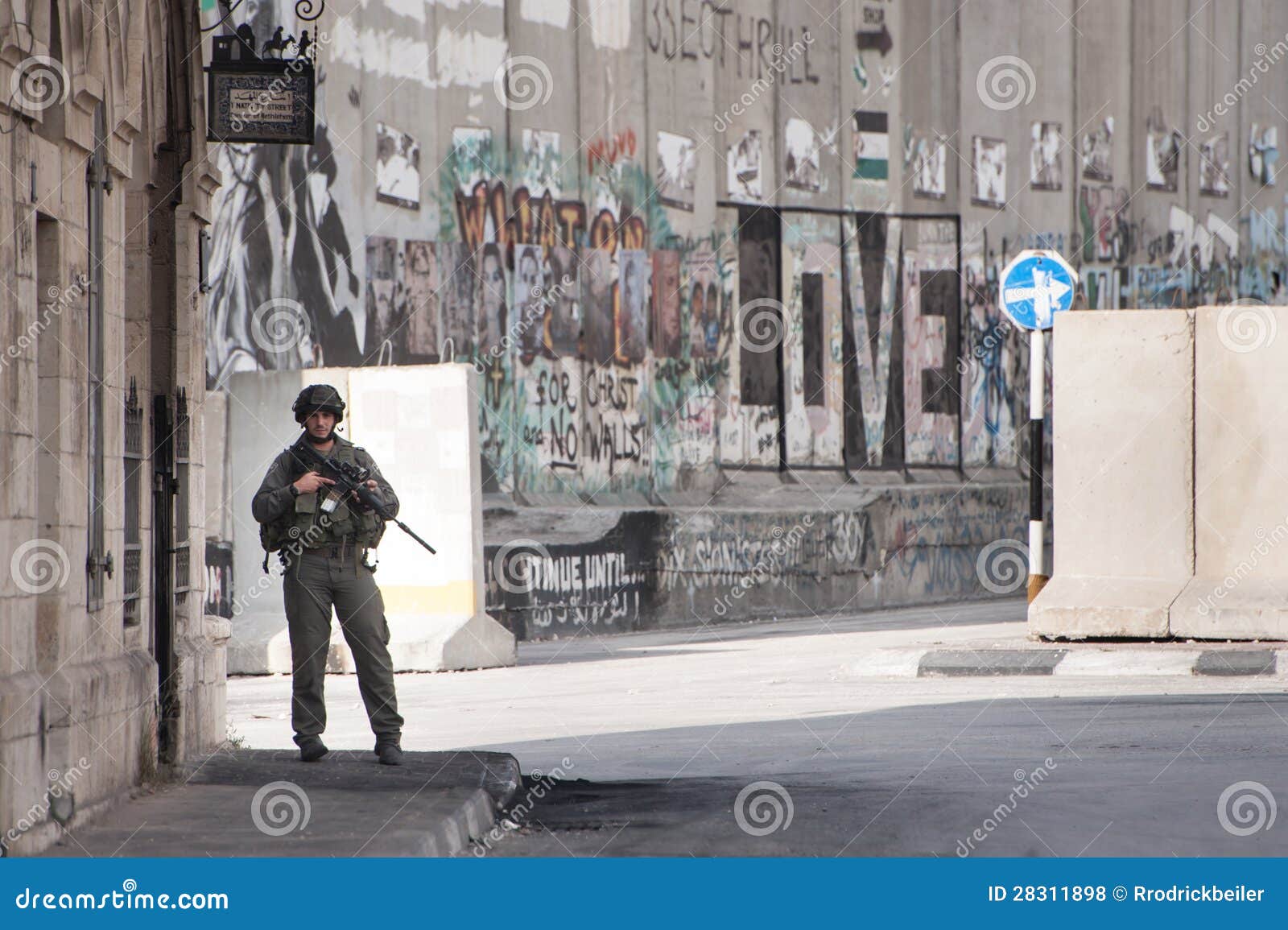 Israeli Military Occupation in Bethlehem Editorial Stock Photo - Image ...