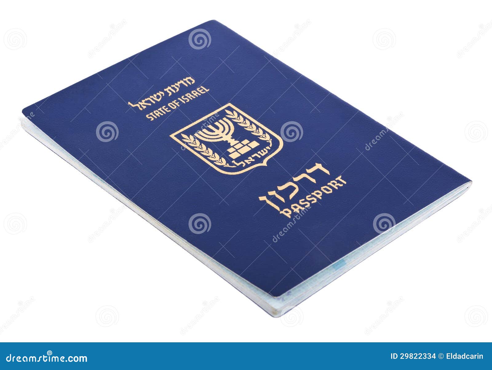 Isolated Israeli Passport stock photo. Image of immigration - 29822334