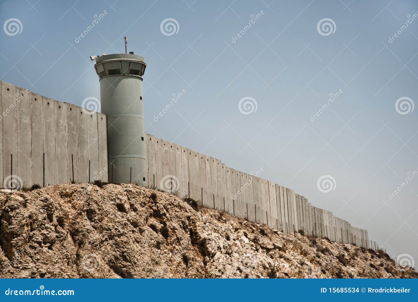 Israeli Separation Wall Editorial Stock Image - Image: 15685534