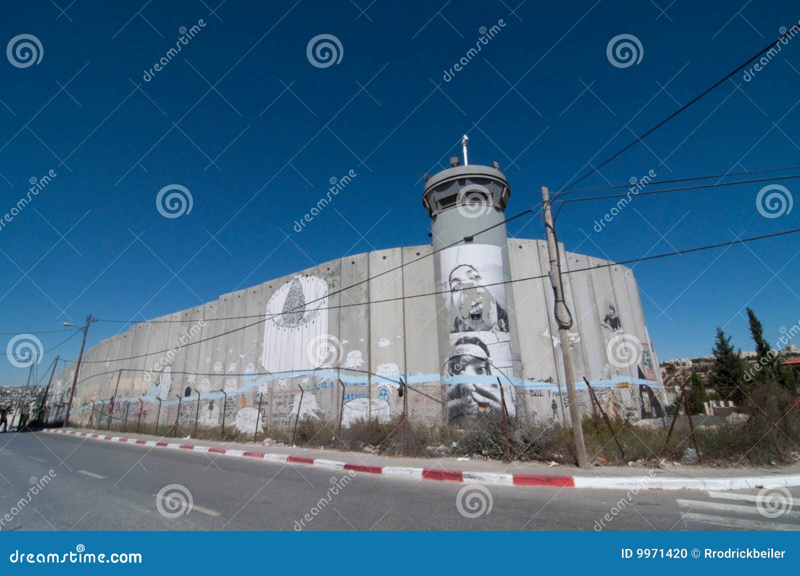 Israeli Separation Wall editorial image. Image of wall - 9971420