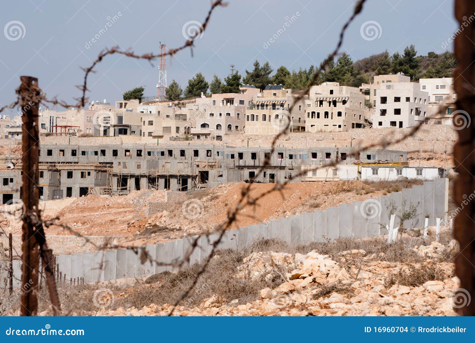 Israeli Settlement Construction Editorial Stock Image - Image of ...