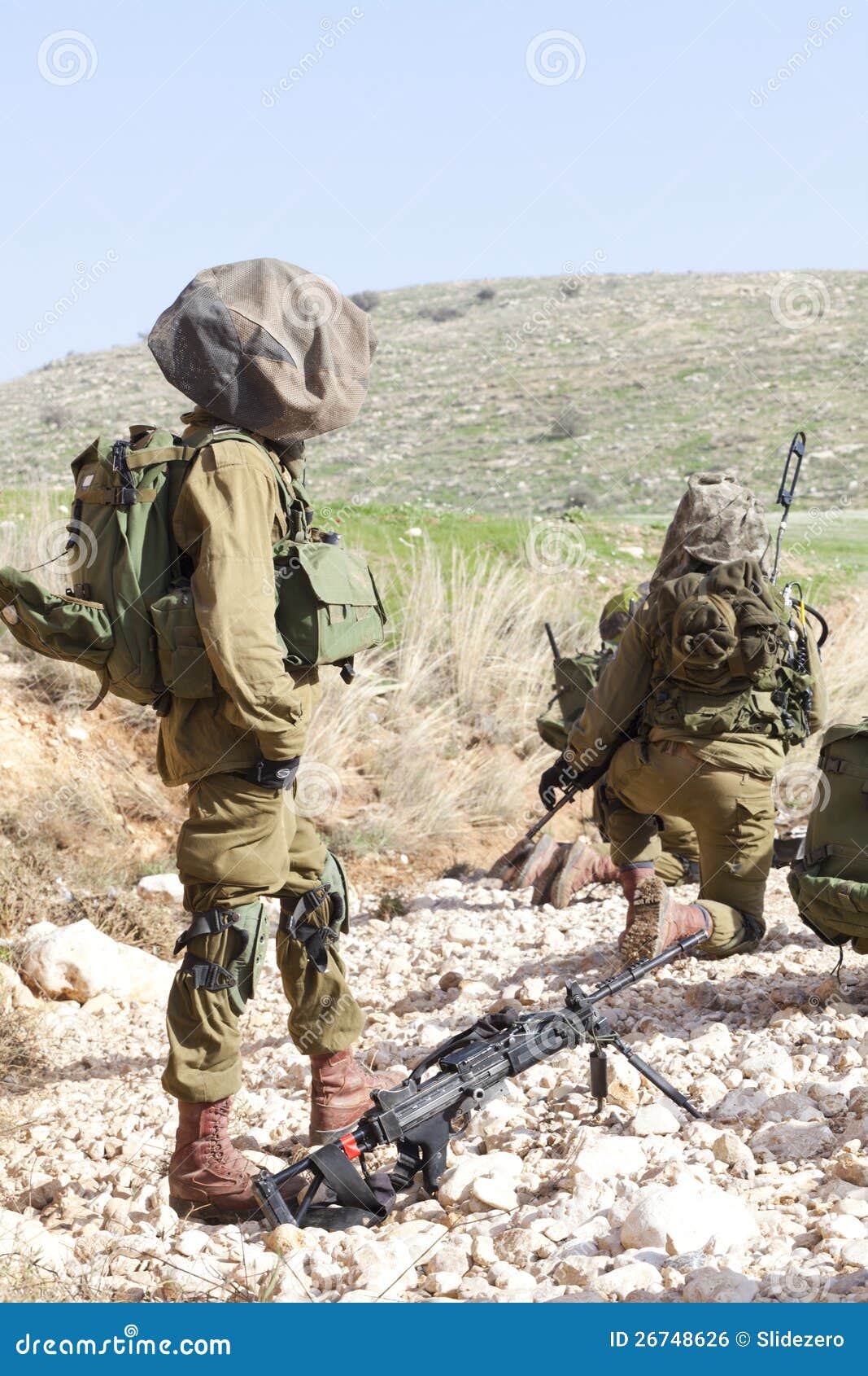 Israeli soldier training editorial photo. Image of field - 26748626