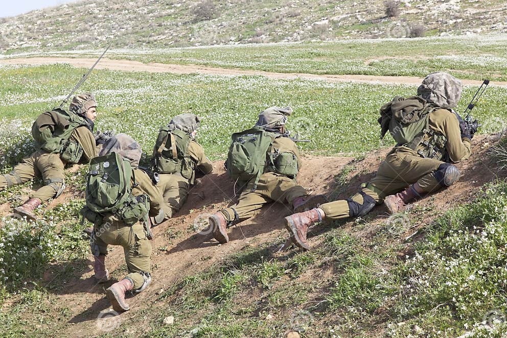 Israeli soldier training editorial stock photo. Image of clothing ...