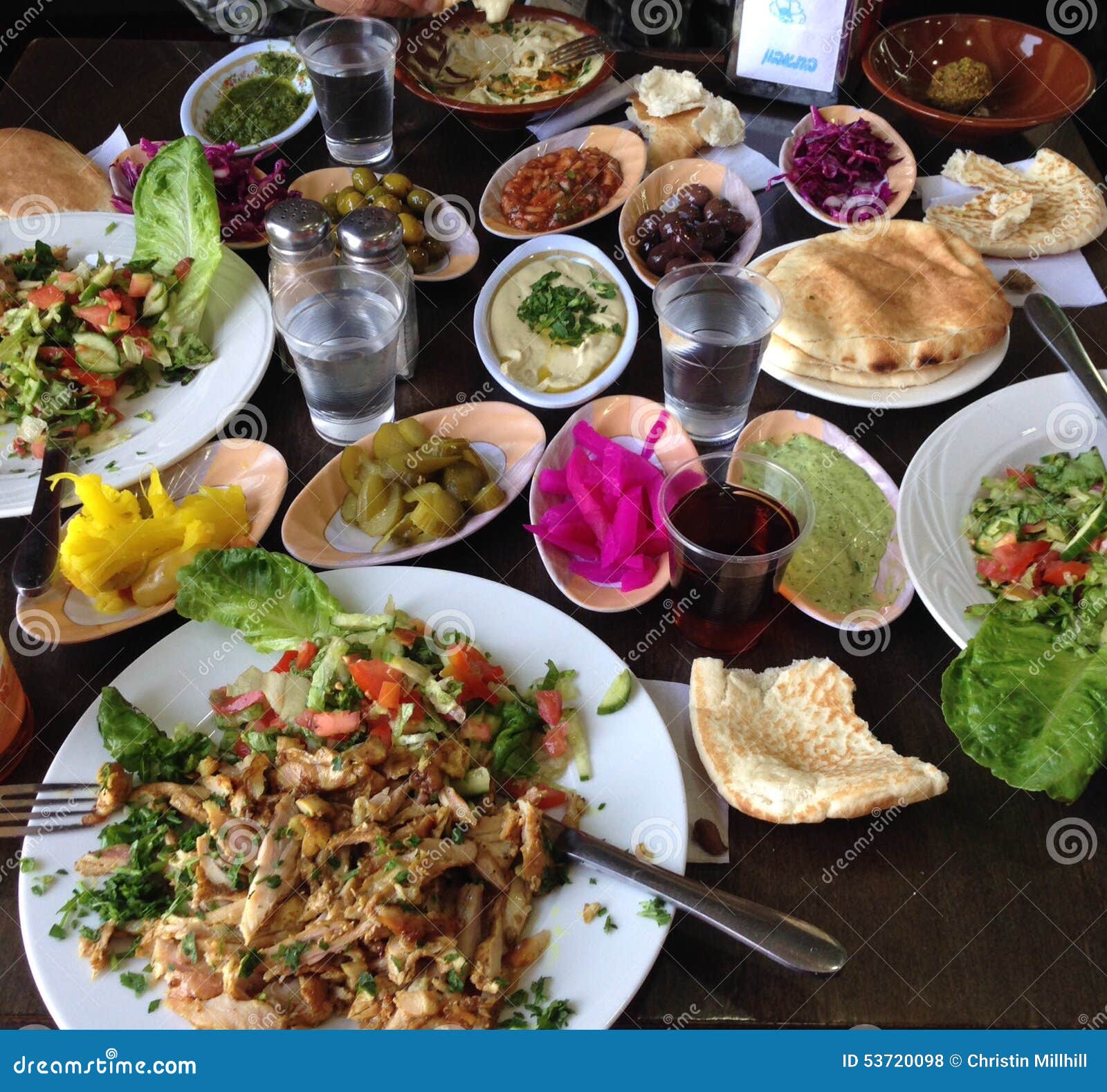 Israeli tapas stock photo. Image of appetizers, israels - 53720098