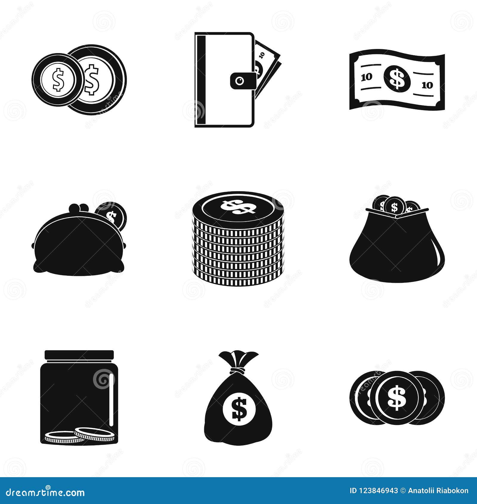 Issue Icons Set, Simple Style Stock Illustration - Illustration of ...