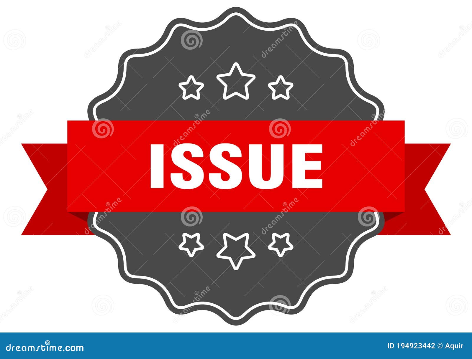 Issue Label. Issue Isolated Seal. Sticker. Sign Stock Vector ...