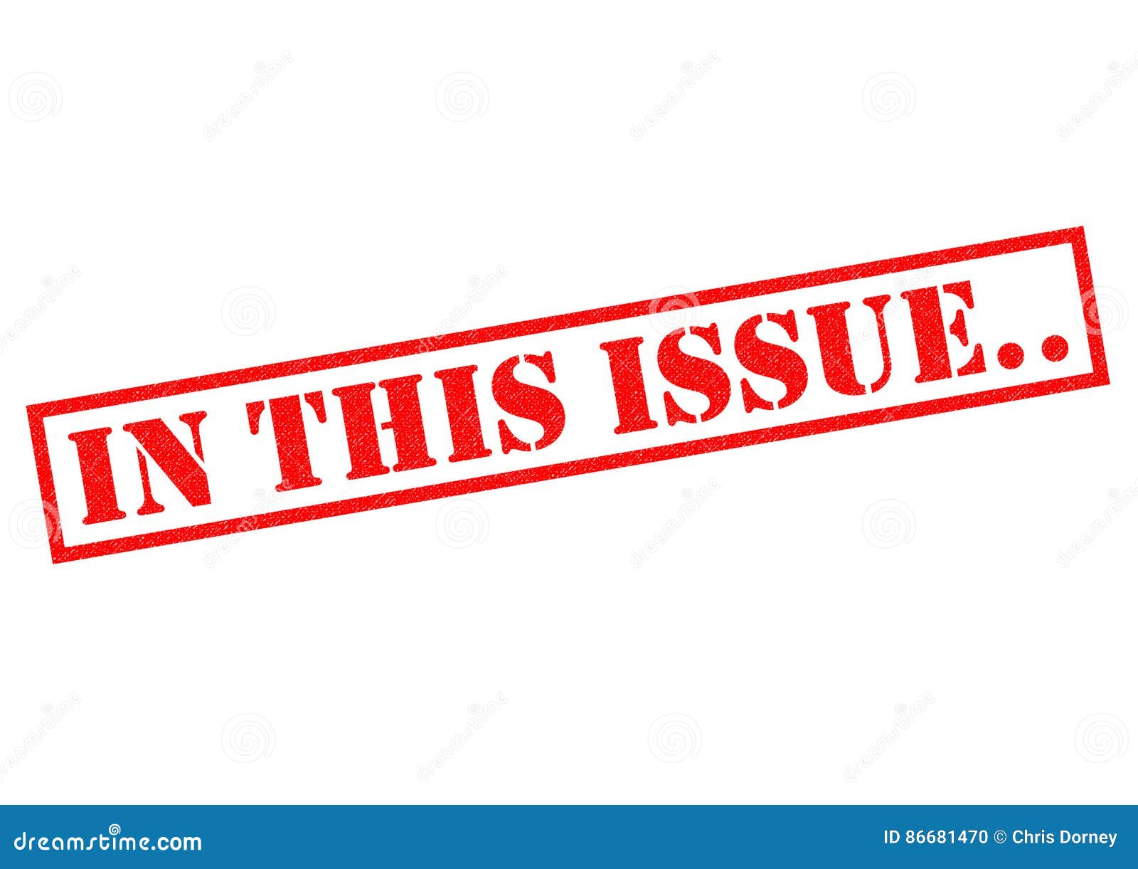In this ISSUE. stock illustration. Illustration of sticker - 86681470