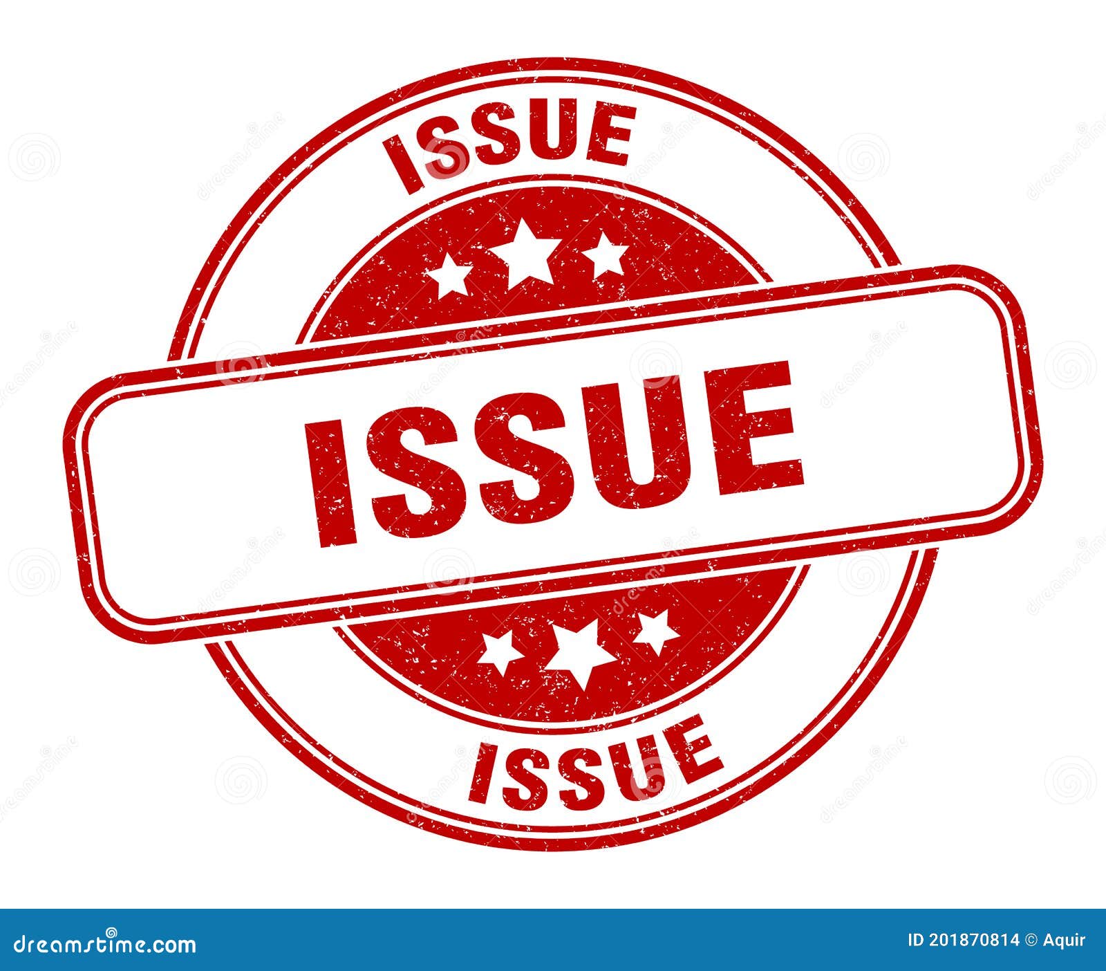Issue Stamp. Issue Label. Round Grunge Sign Stock Vector - Illustration ...