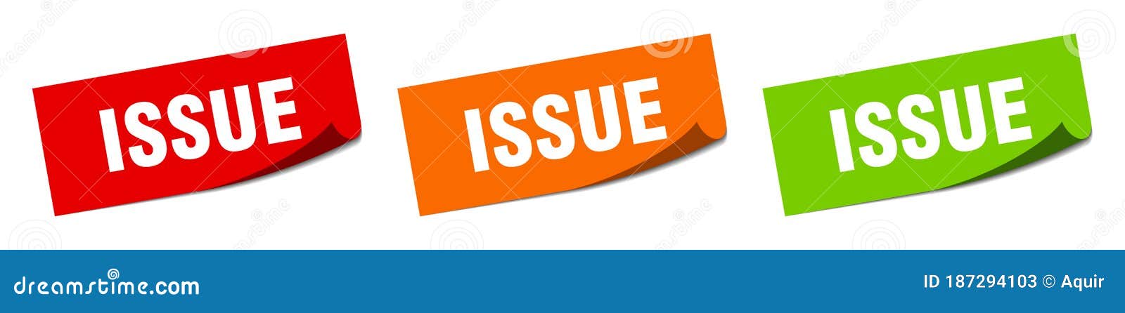 Issue Sticker. Issue Square Isolated Sign Stock Vector - Illustration ...
