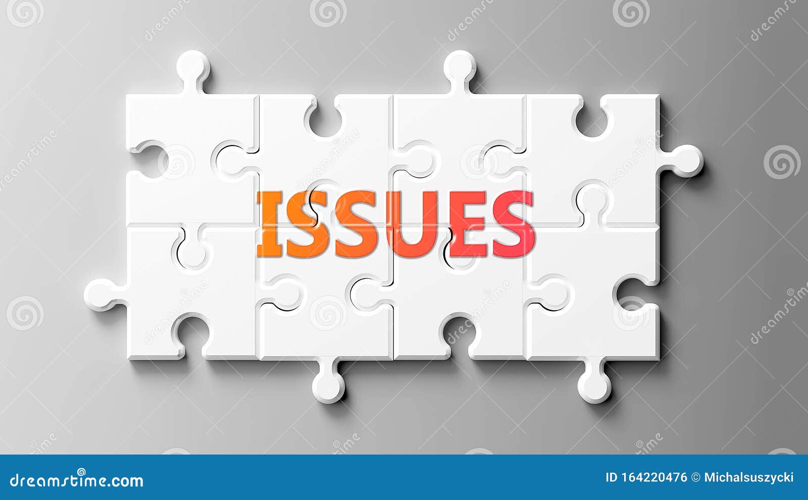 Issues Complex Like a Puzzle - Pictured As Word Issues on a Puzzle ...