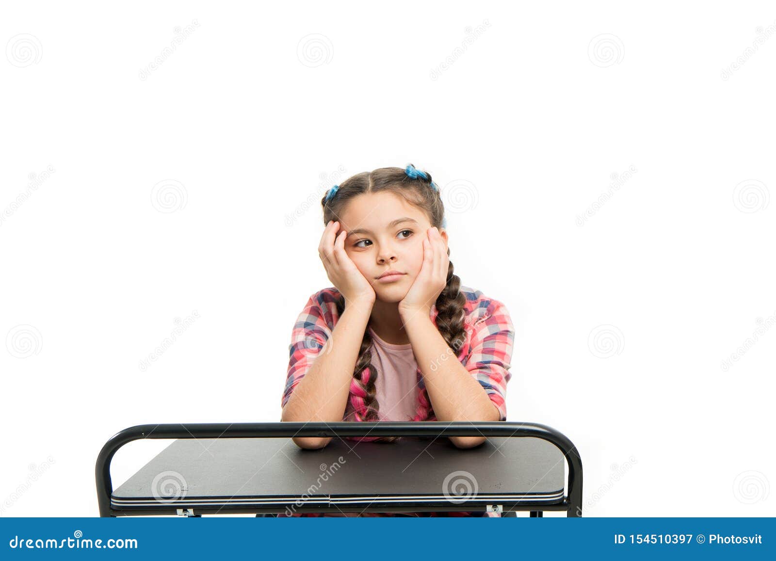 Issues of Formal Education. Back To School Concept. Kid Cute Tired of ...