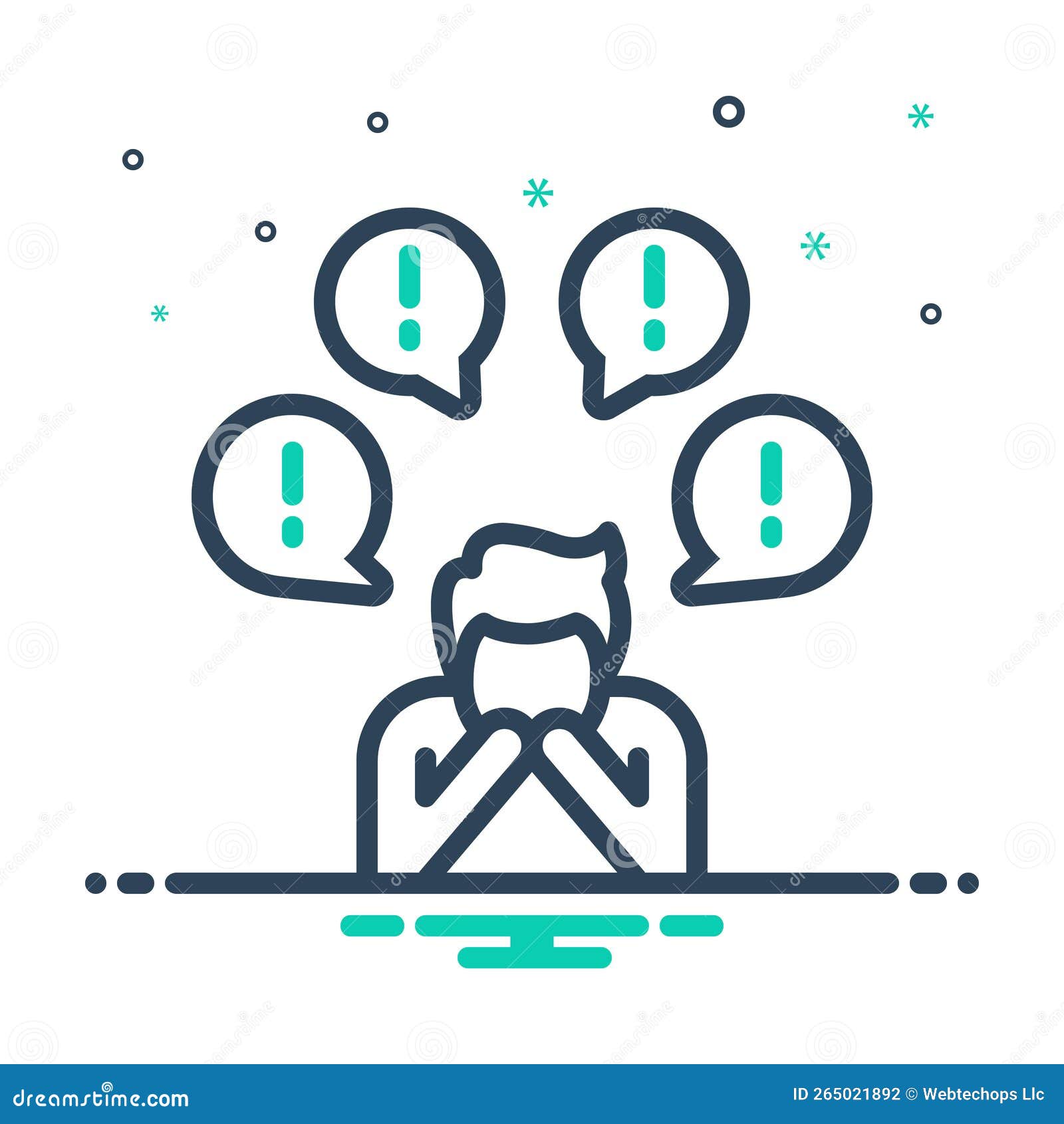 Mix Icon for Issues, Question and Issue Stock Vector - Illustration of ...