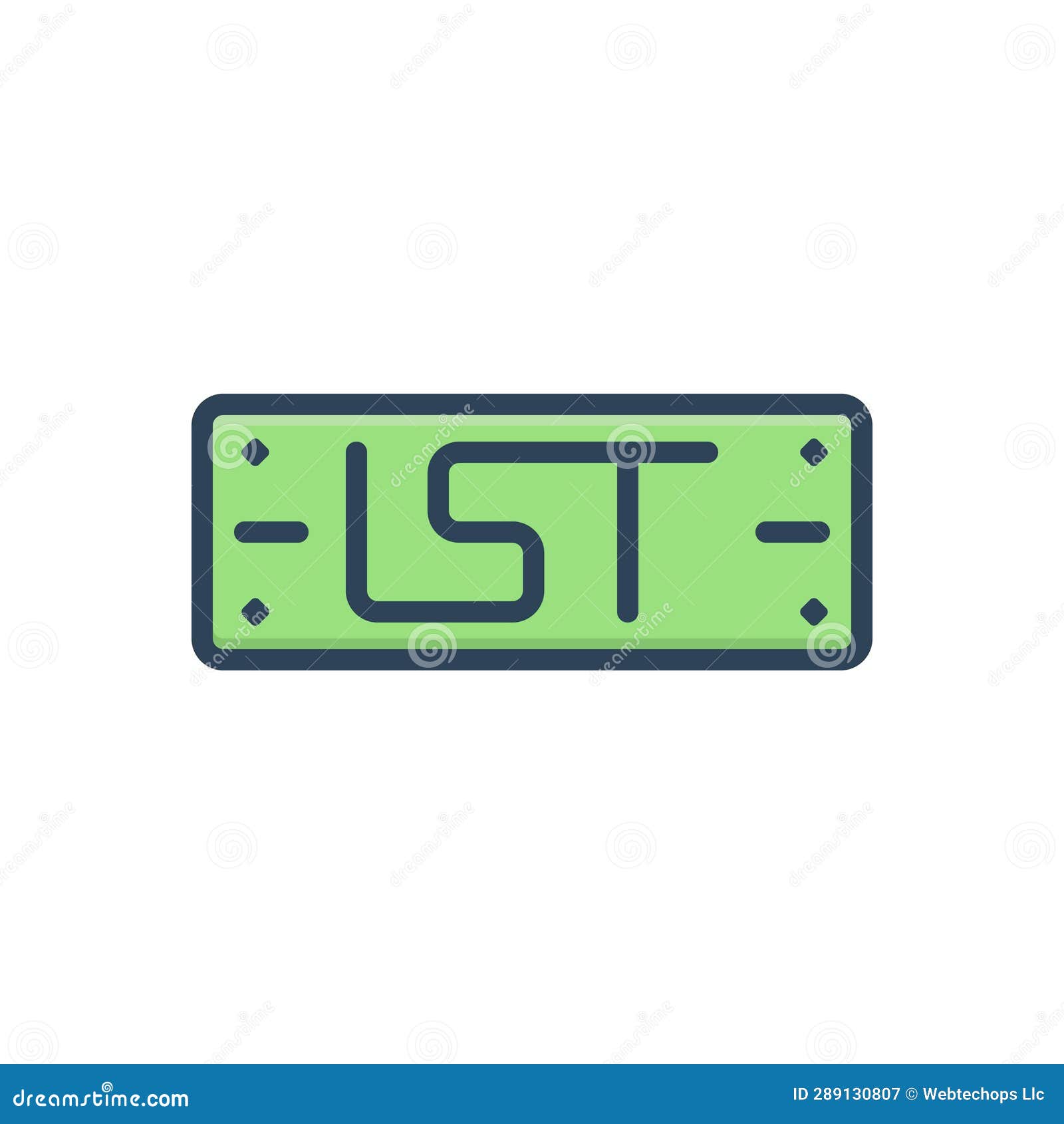 Color Illustration Icon For Ist Letter, Font And Rand Royalty-Free ...