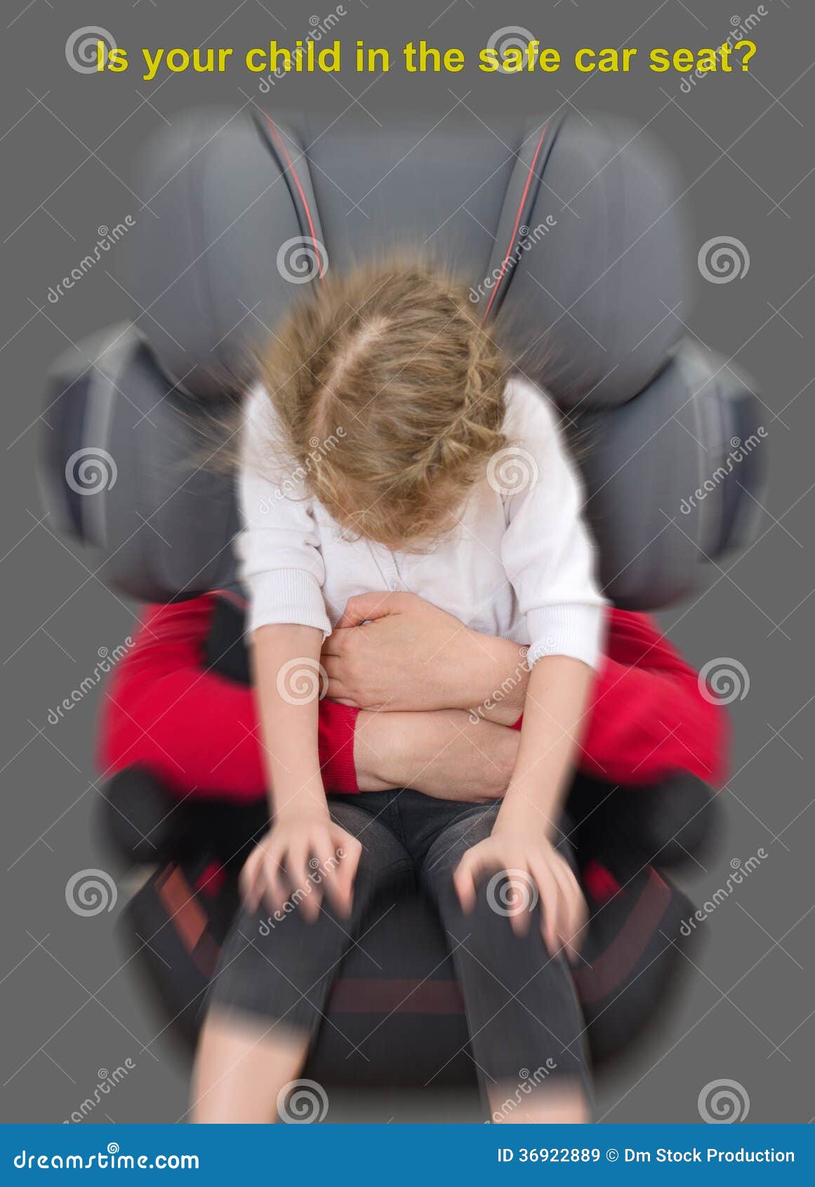 Ist Ihr Kind Im Sicheren Autositz? Stockbild - Bild von versicherung ...