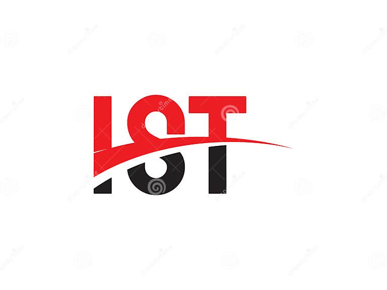 IST Letter Initial Logo Design Vector Illustration Stock Vector ...