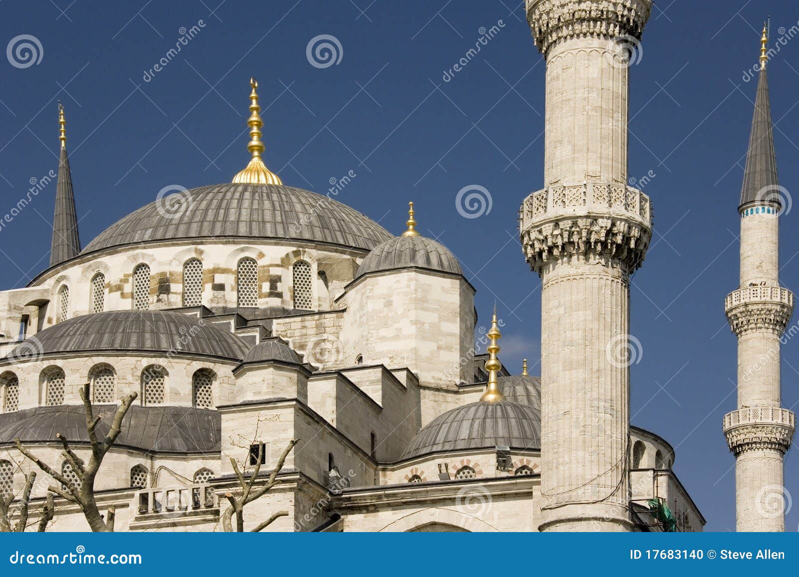 Istanboel - Blauwe Moskee - Turkije Stock Foto - Image of buitenkant ...