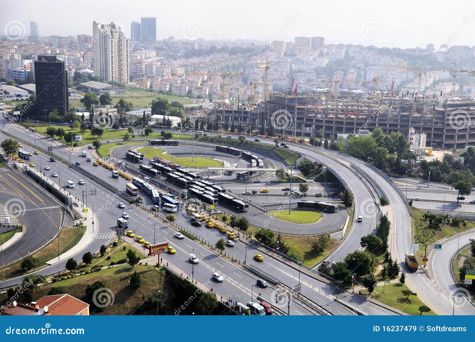 Istanbul aerial view editorial stock image. Image of colour - 16237479
