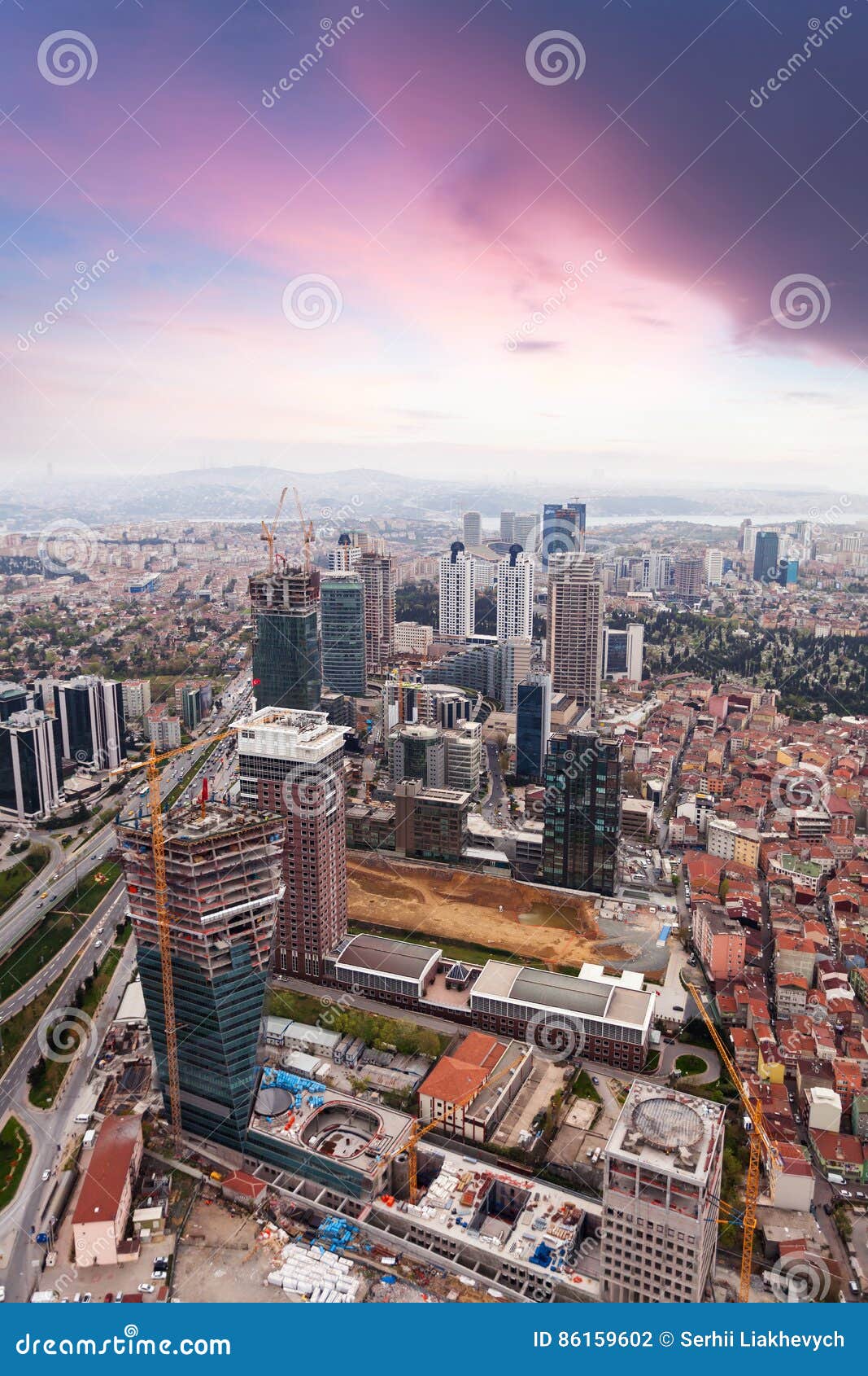 Istanbul aerial view stock photo. Image of marmara, istanbul - 86159602