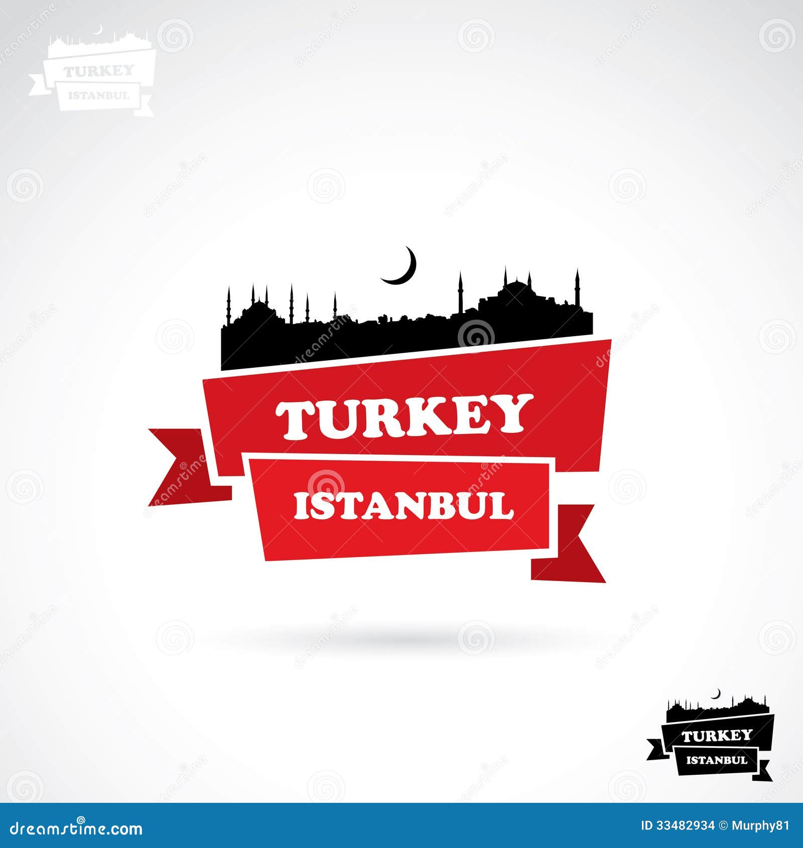 Istanbul banner stock vector. Illustration of east, ancient - 33482934