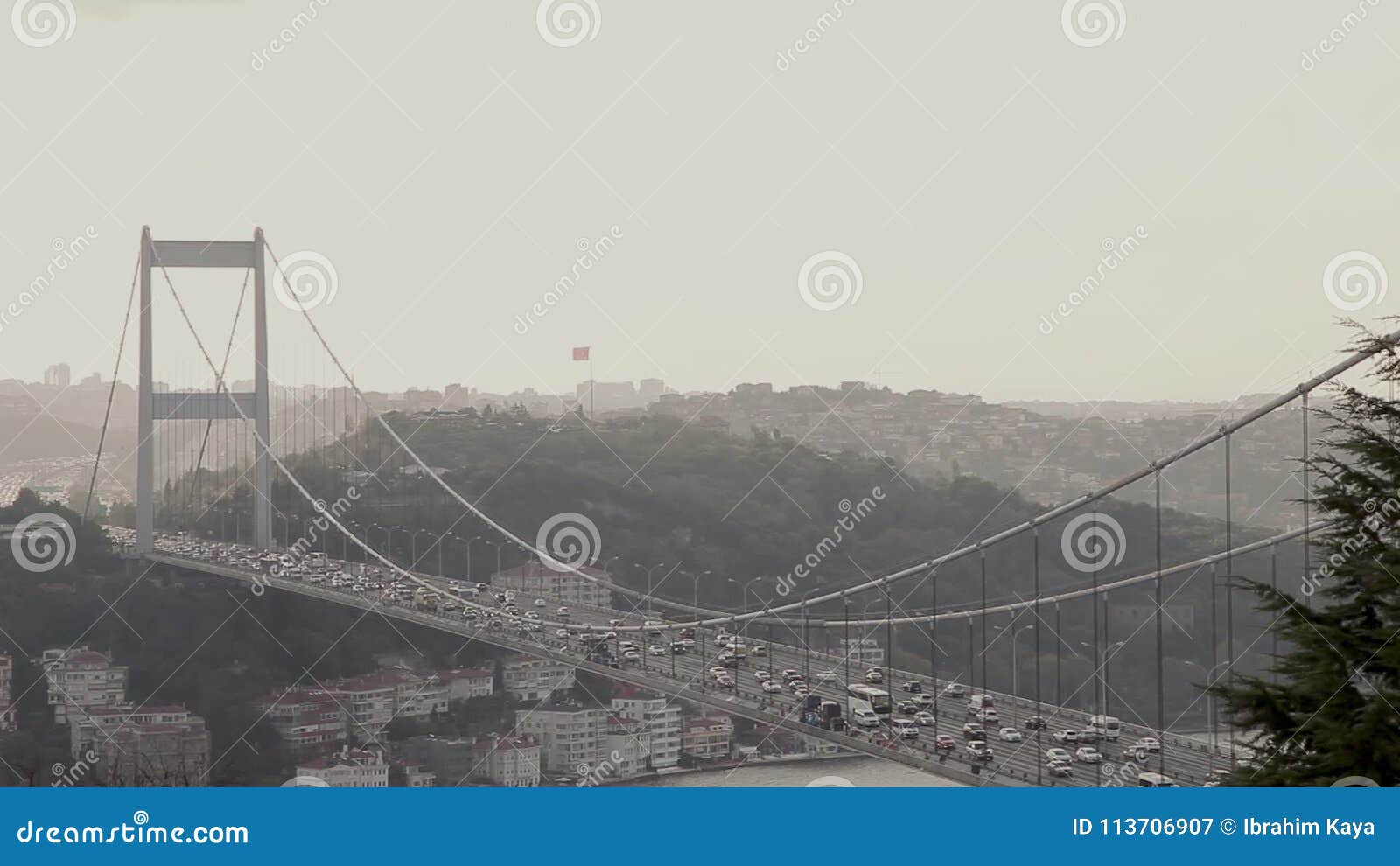 Istanbul Bosphorus / Air Pollution Stock Video - Video of byzantine ...