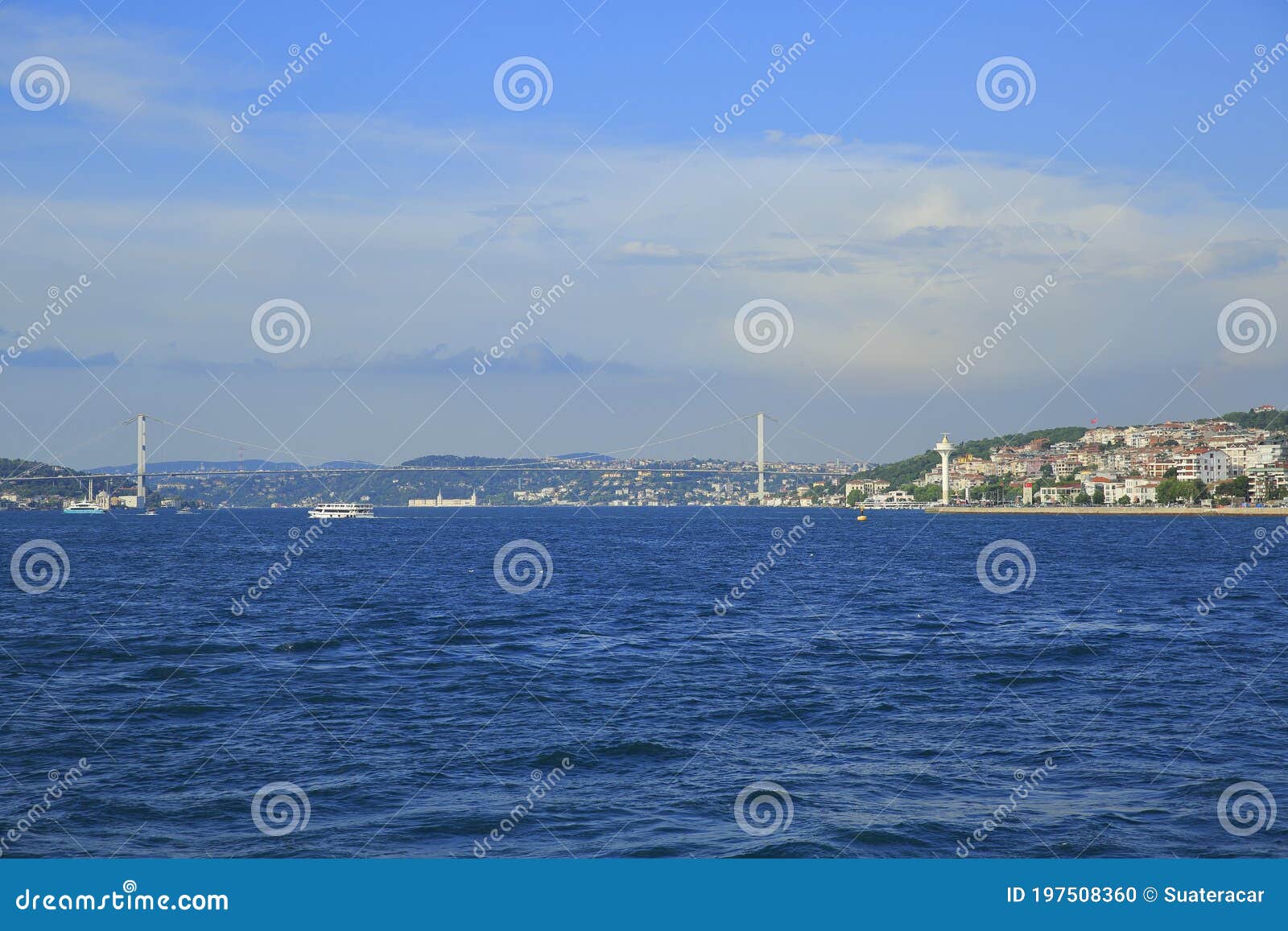 Istanbul Bosphorus View. Turkey Stock Photo - Image of ancient ...