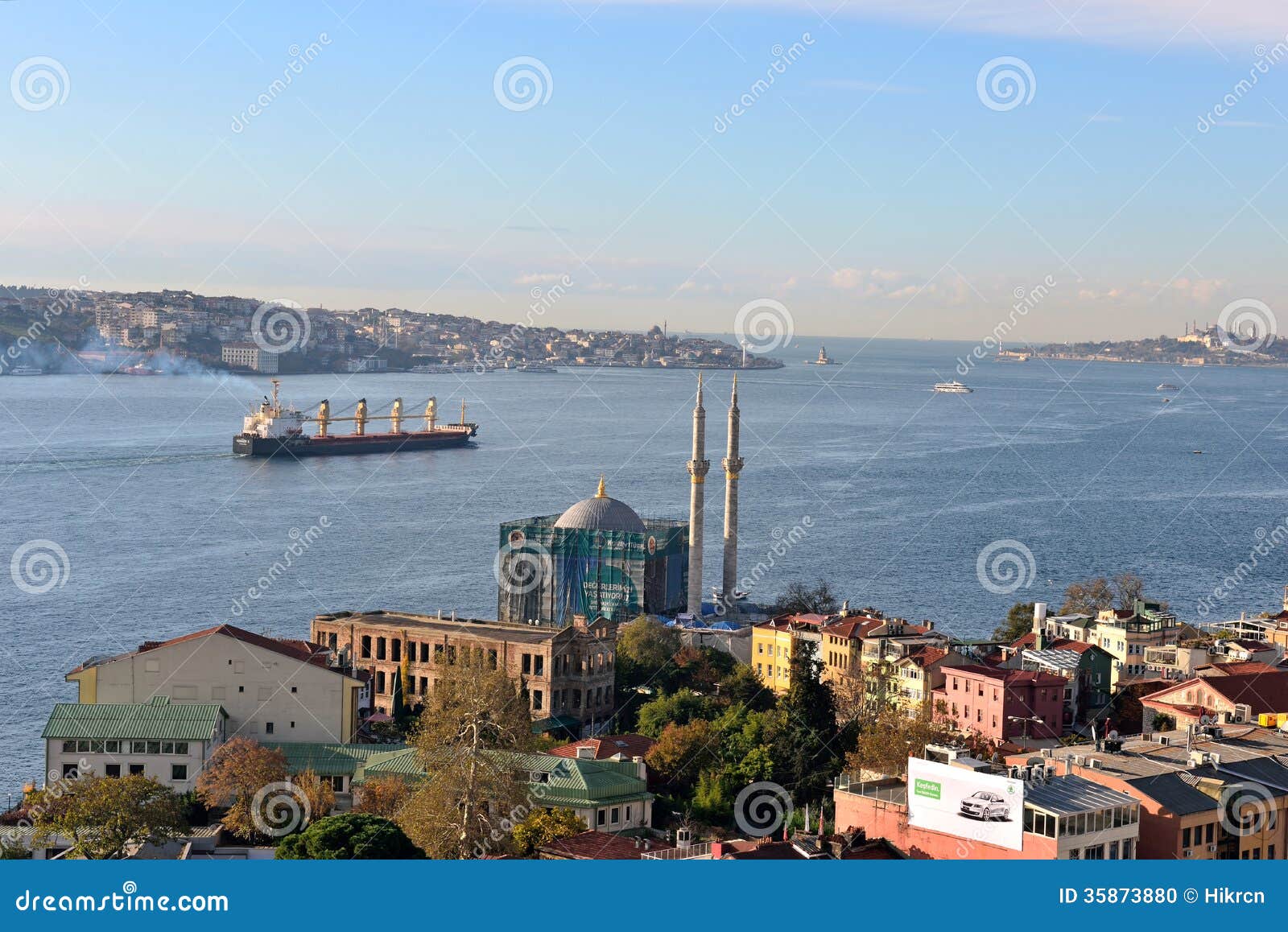 Istanbul Bosphorus views editorial image. Image of deliver - 35873880