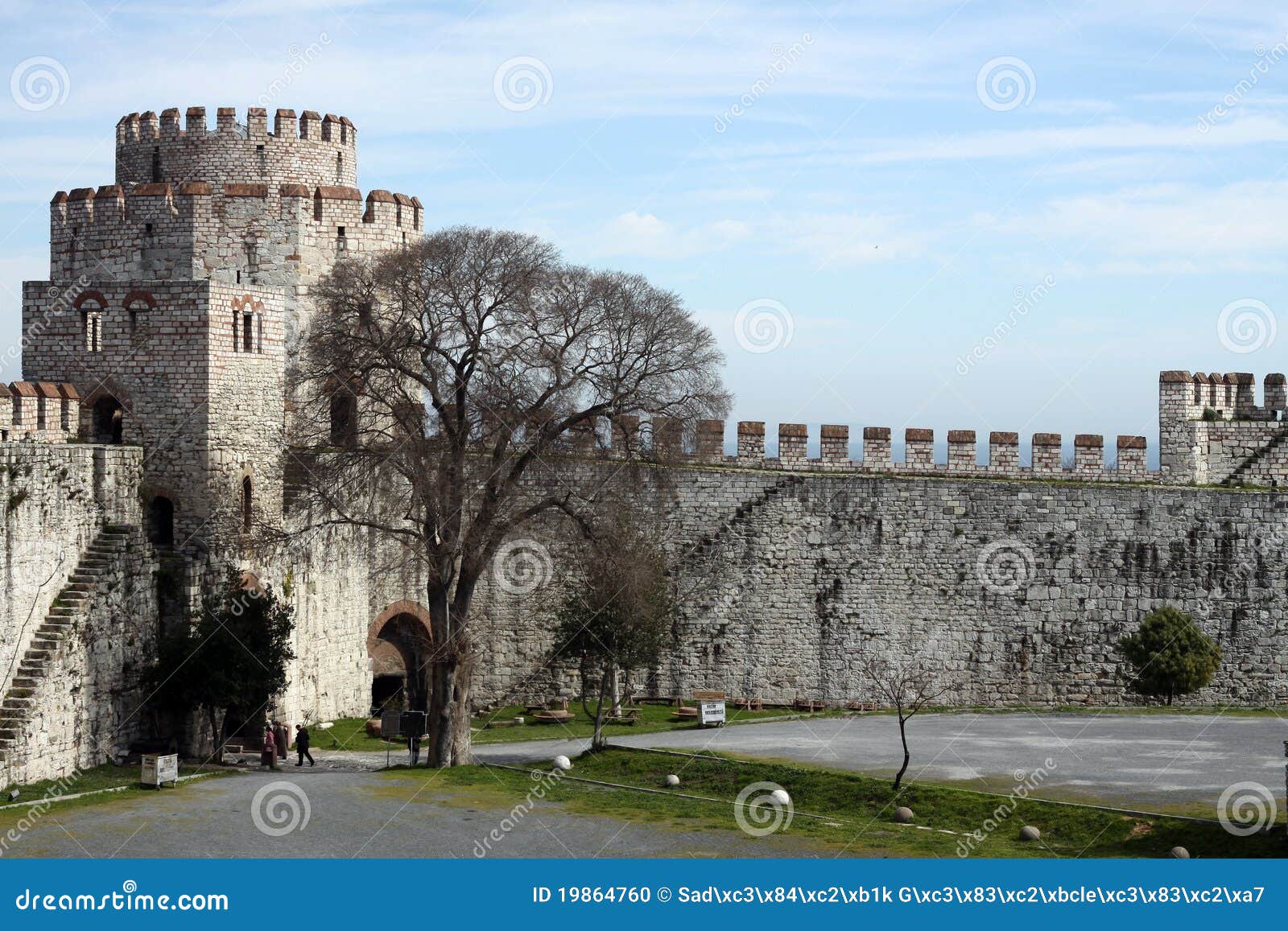 Istanbul Castle stock photo. Image of tourism, kule, ancient - 19864760