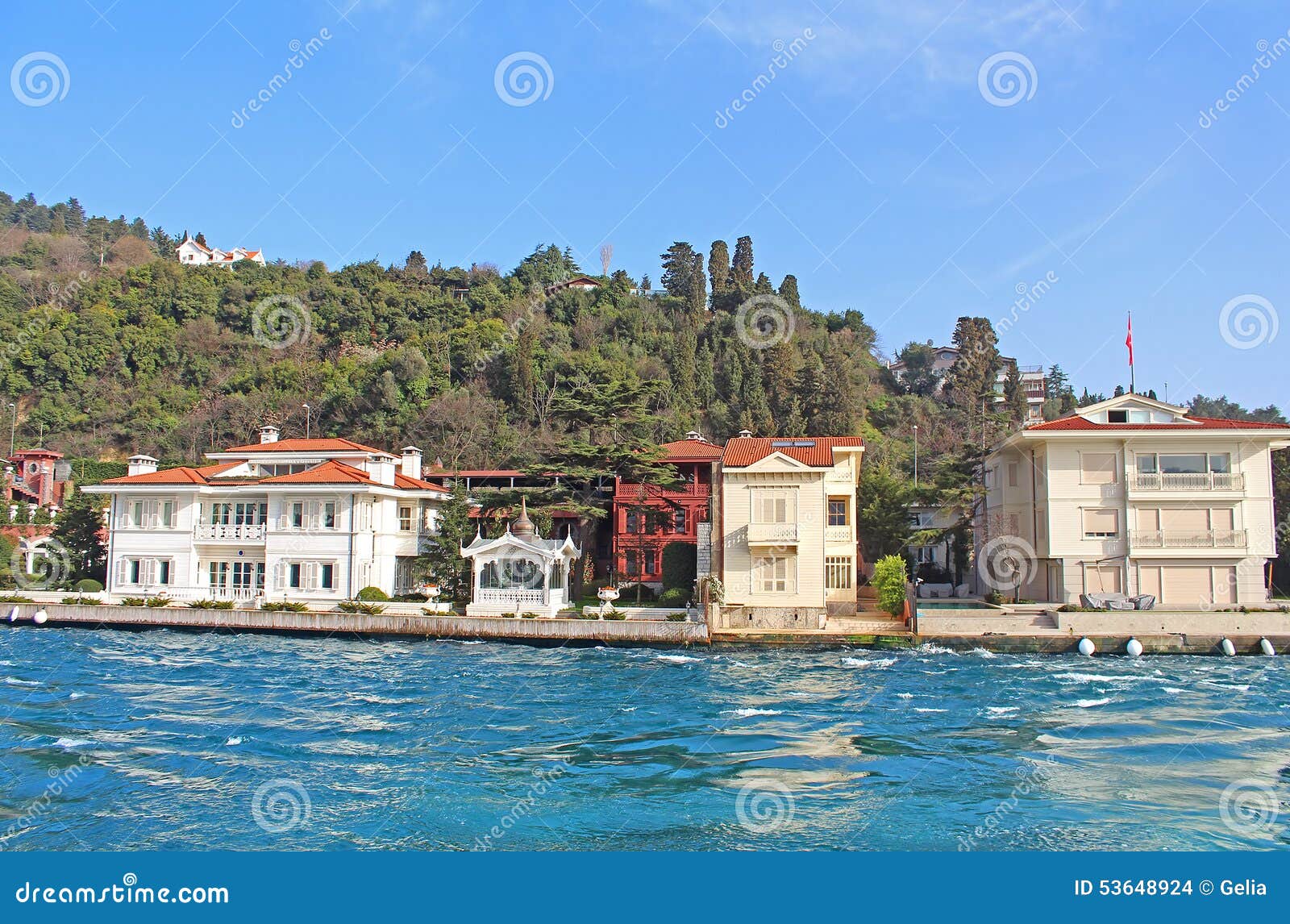 Istanbul Coast, Asian Side, Turkey Stock Photo - Image of europe, asia ...