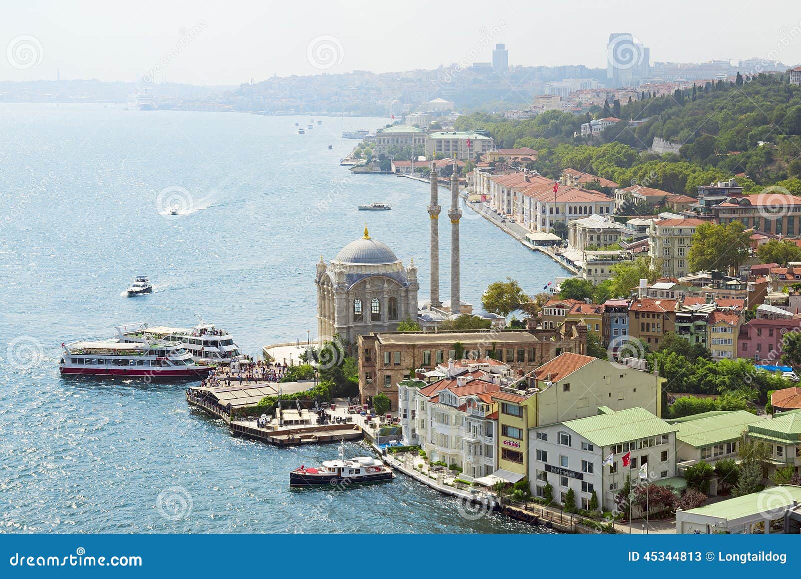 Istanbul downtown editorial stock photo. Image of exterior - 45344813