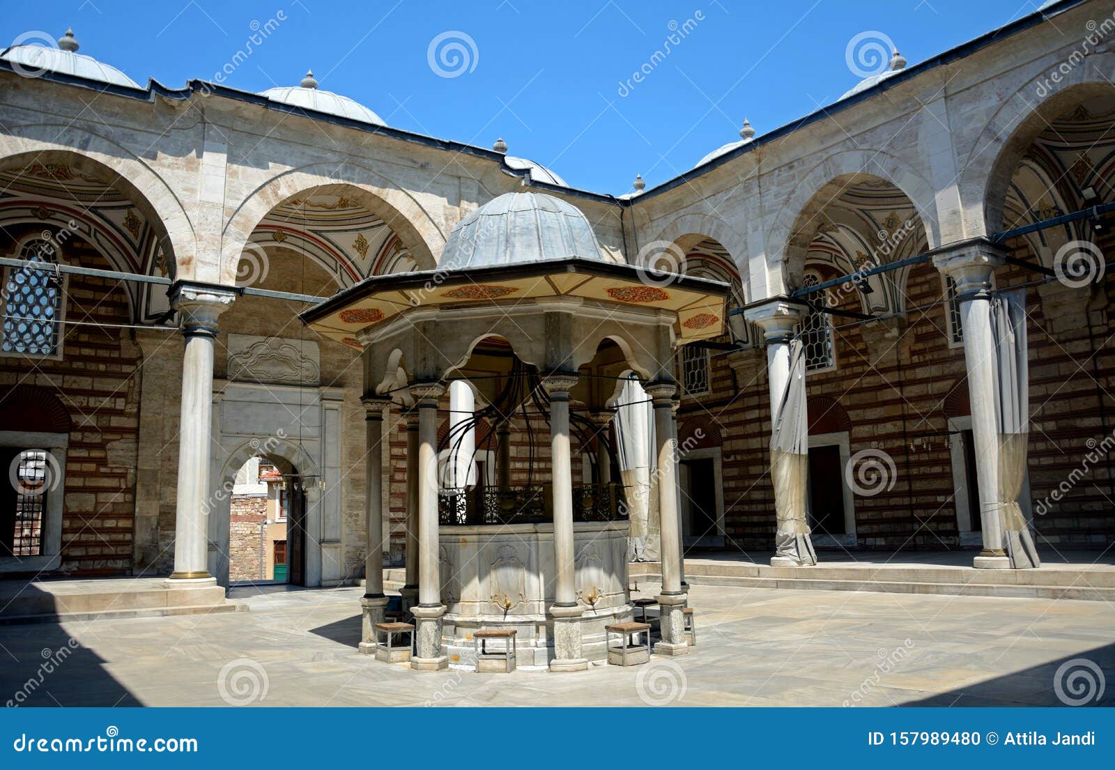 Laleli Mosque, Istanbul, Turkey Stock Photo - Image of medieval, full ...
