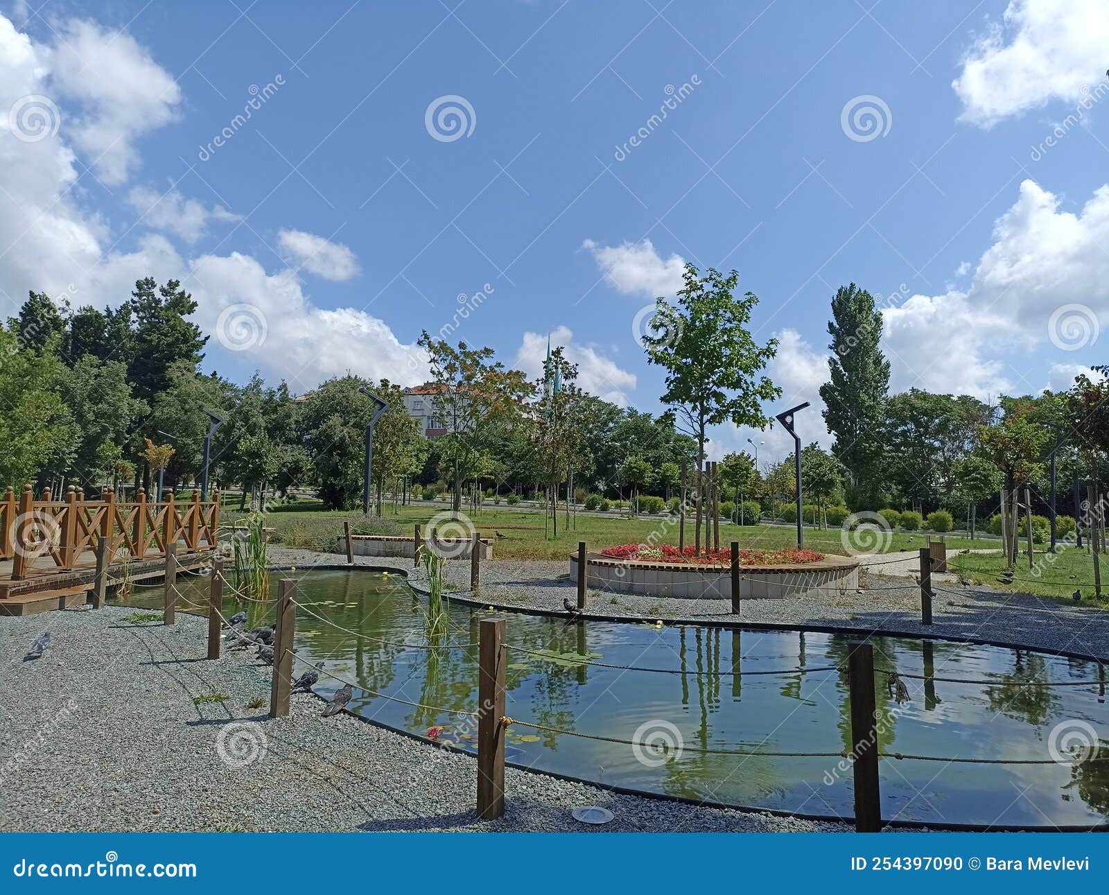 Istanbul Gardens Nature stock photo. Image of lake, resort - 254397090