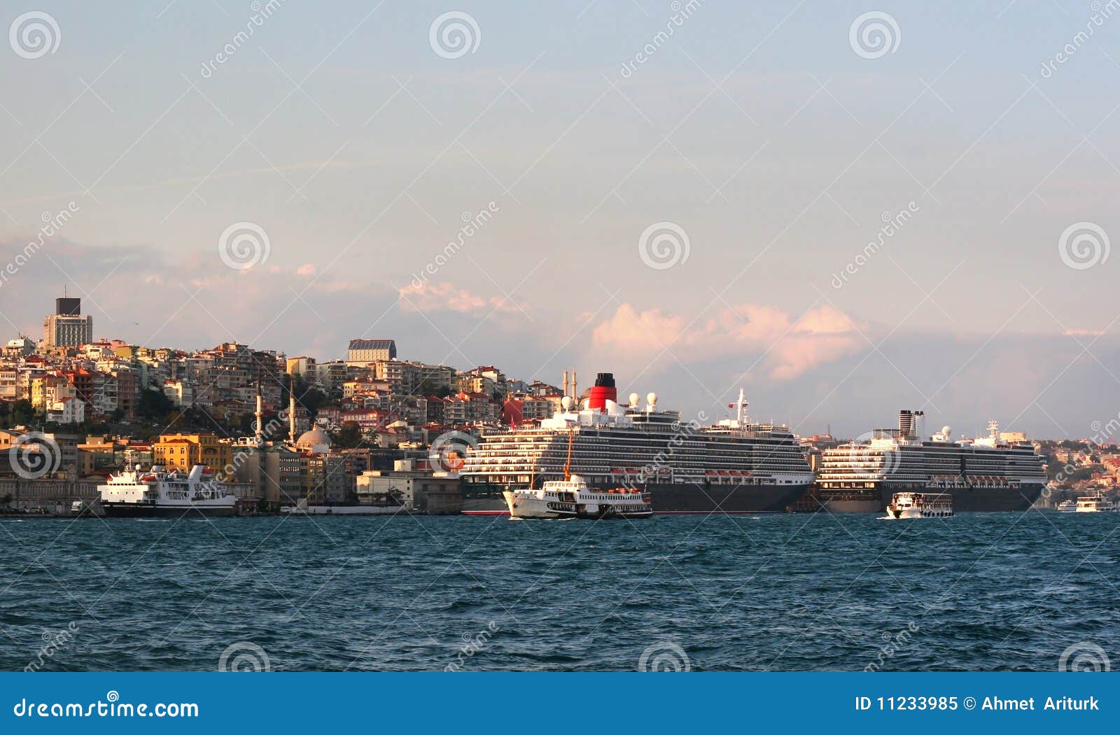 Istanbul Harbor stock image. Image of passenger, craft - 11233985