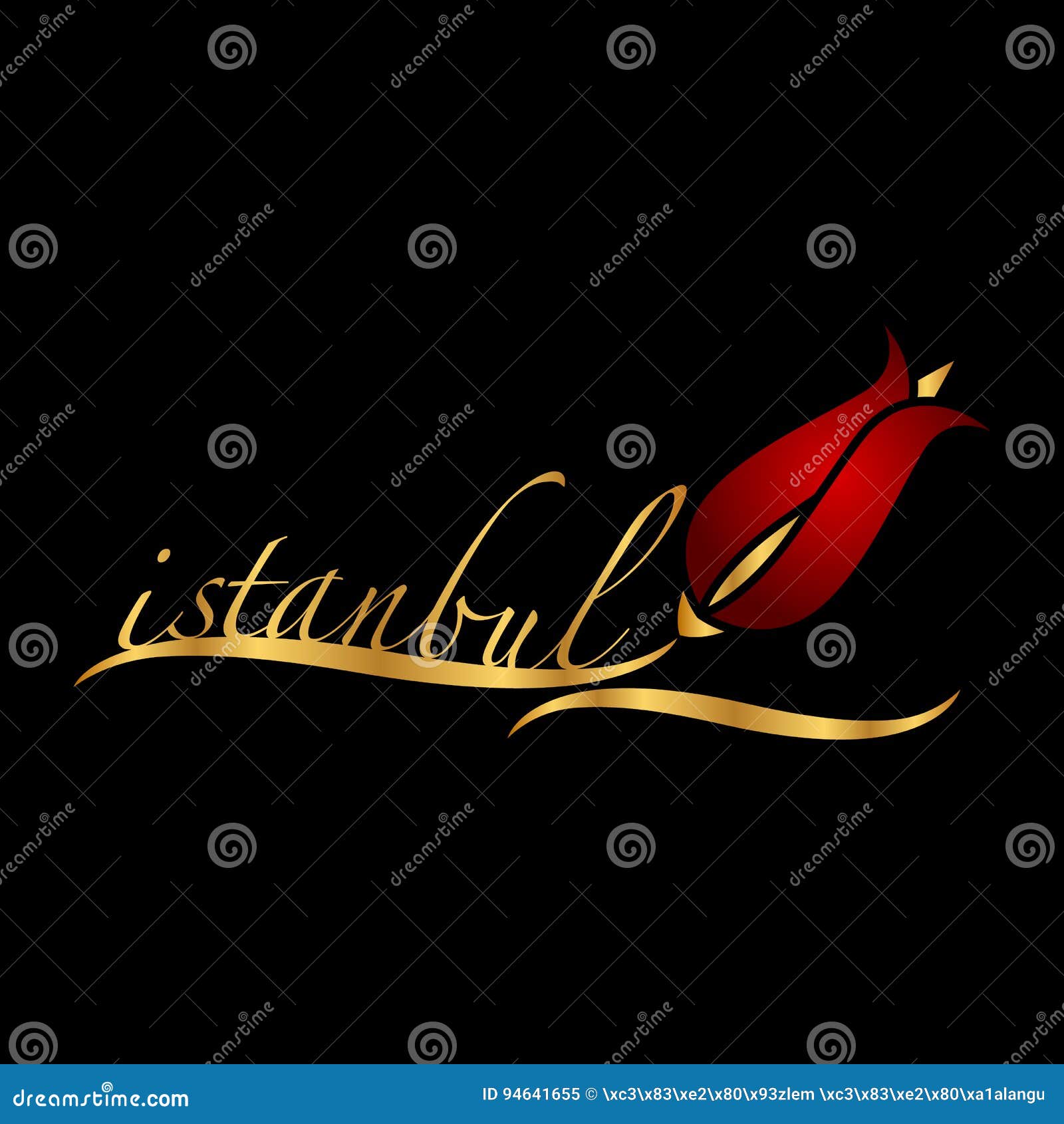 Istanbul Logo, Icon and Symbol Vector Illustration Stock Vector ...