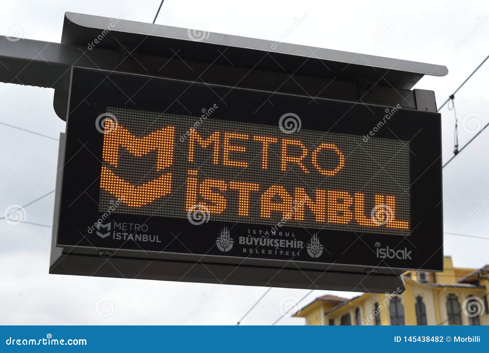 Istanbul Metro Sign by Day, Closeup Editorial Photography - Image of ...