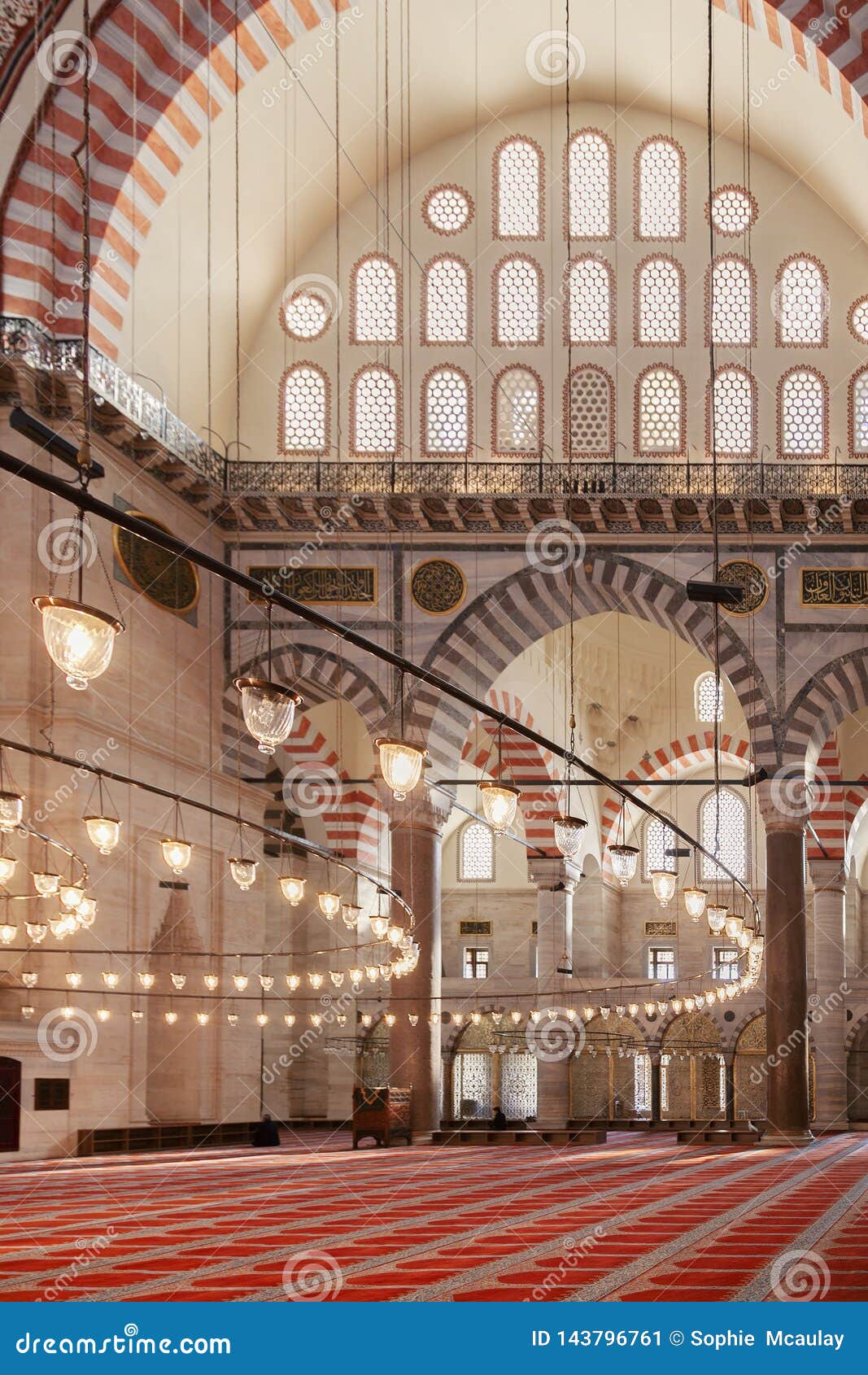 Istanbul mosque interior stock image. Image of mosque - 143796761