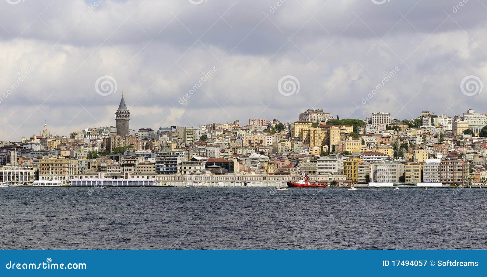 Istanbul panorama stock image. Image of building, buildings - 17494057