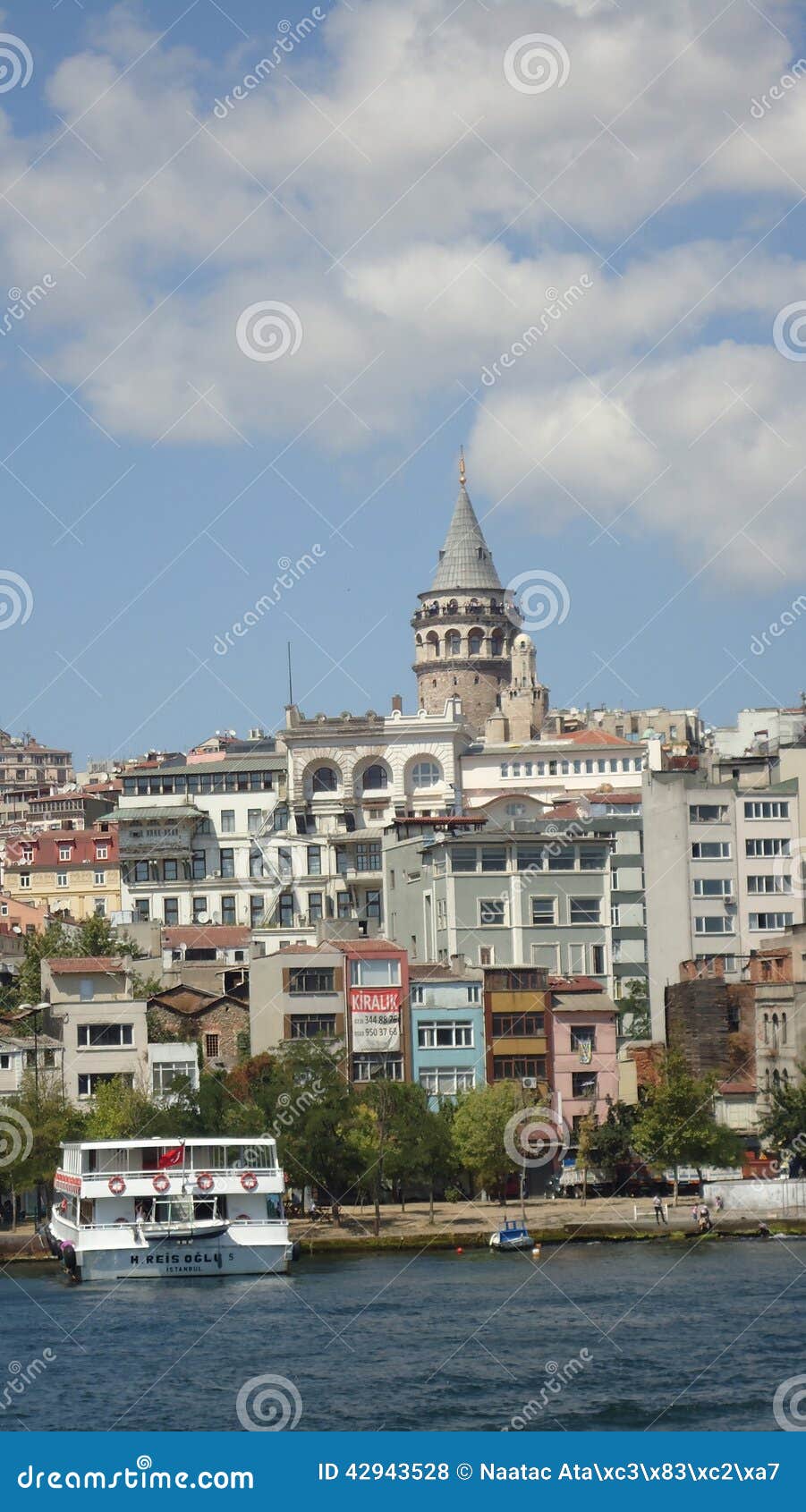 Istanbul scene editorial stock photo. Image of buildings - 42943528