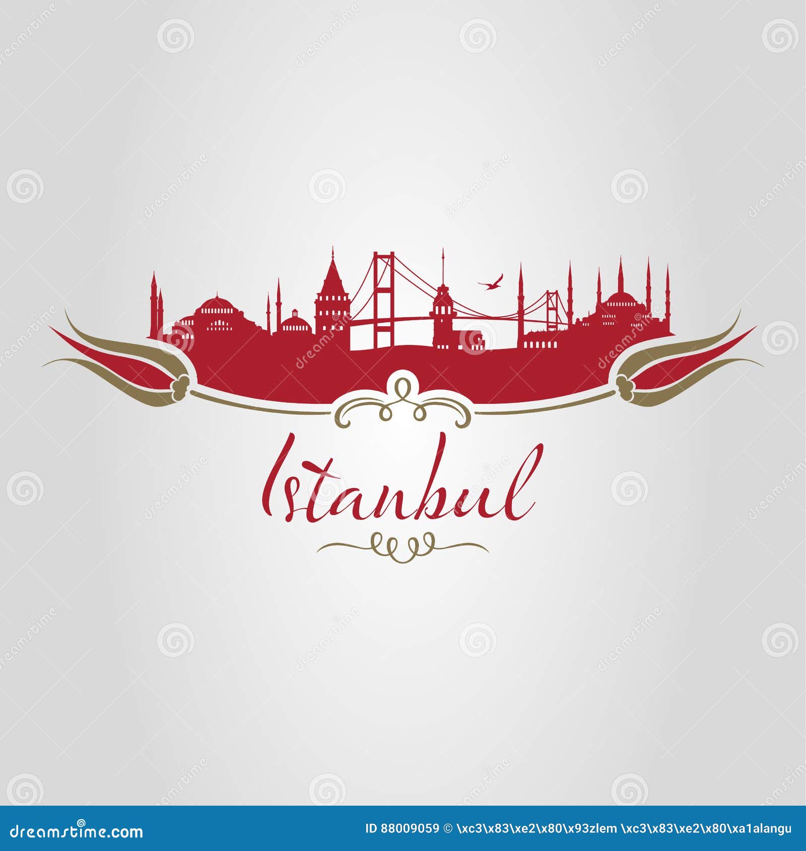 Istanbul Logo, Icon And Symbol Vector Illustration | CartoonDealer.com ...