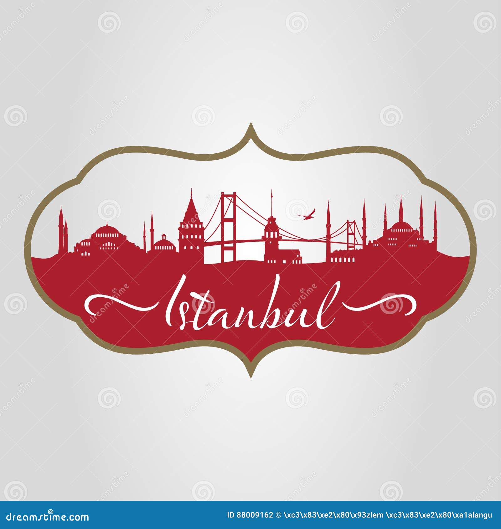 Istanbul Logo, Icon and Symbol Vector Illustration Stock Vector ...
