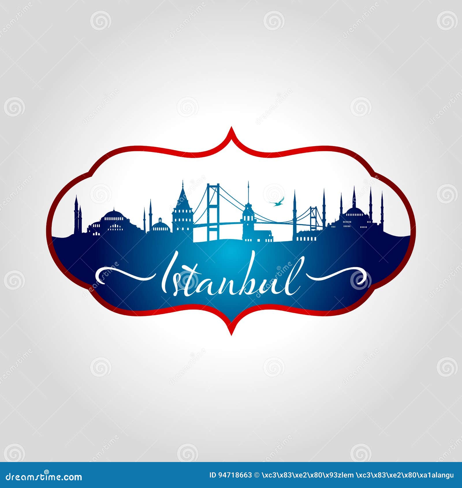 Istanbul Logo, Icon and Symbol Vector Illustration Stock Vector ...