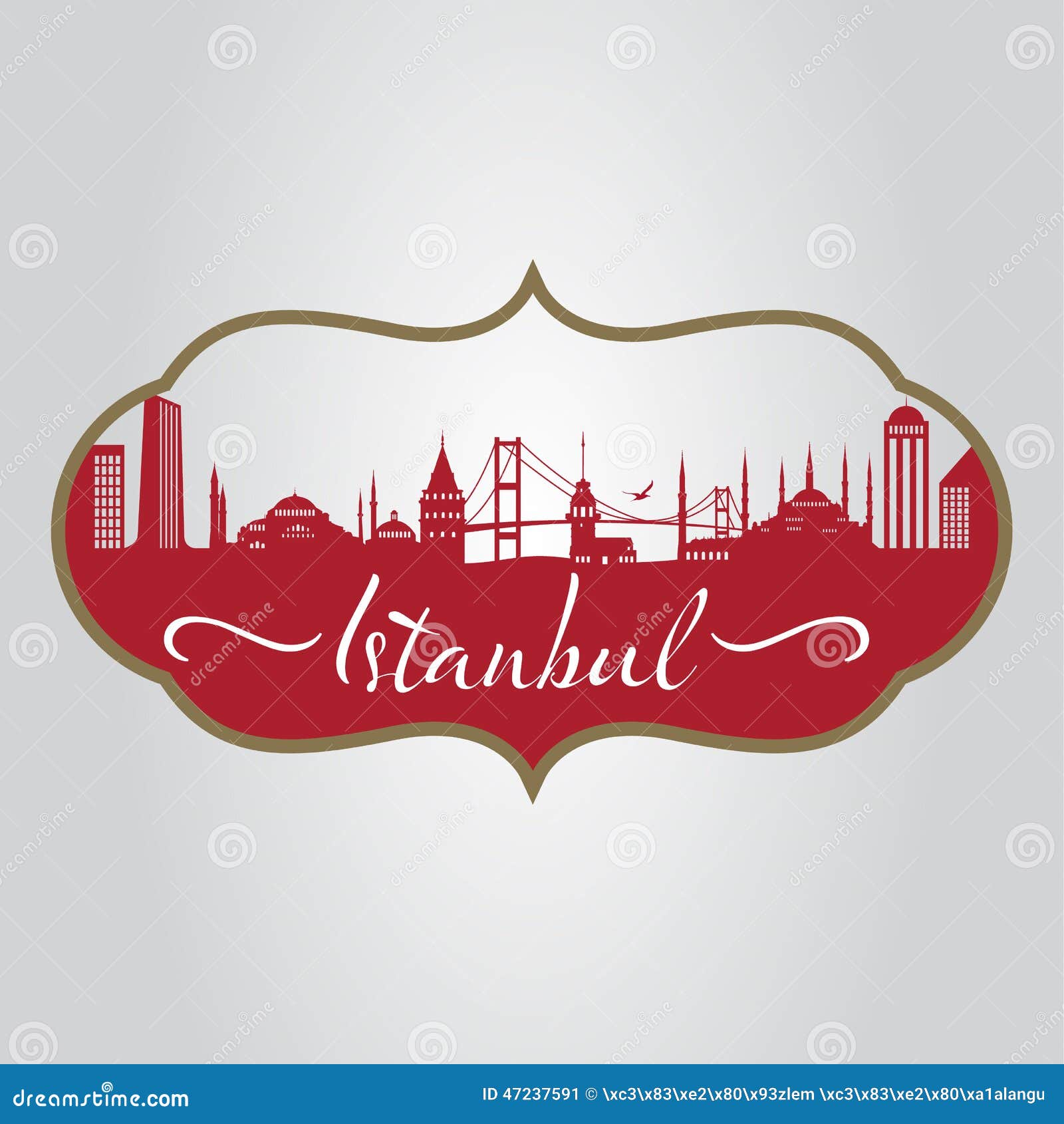 Istanbul Logo, Icon and Symbol Vector Illustration Stock Vector ...