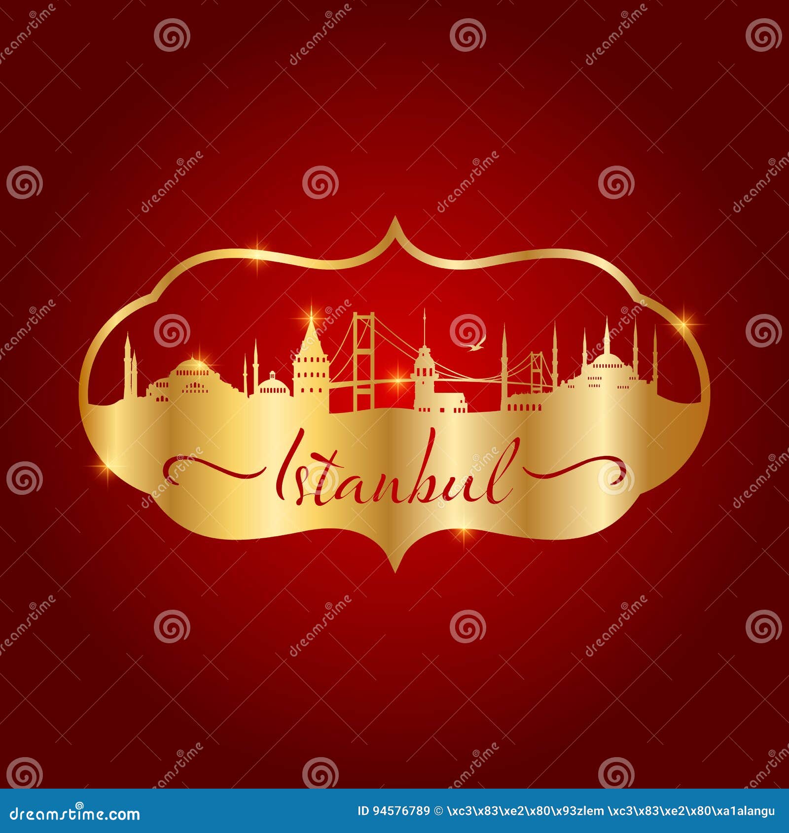 Istanbul Logo, Icon and Symbol Vector Illustration Stock Vector ...