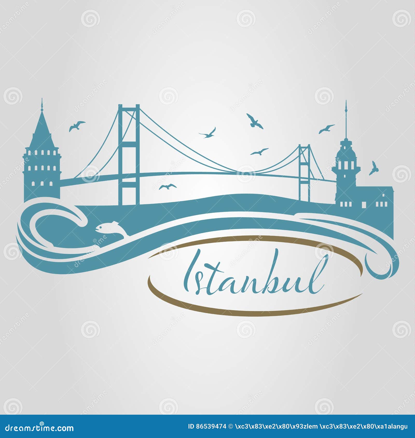 Istanbul Logo, Icon and Symbol Vector Illustration Stock Vector ...