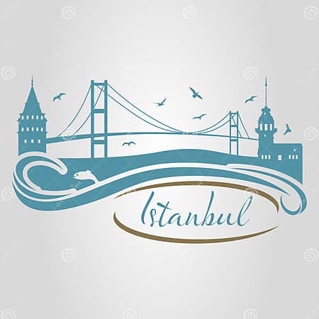 Istanbul Logo, Icon and Symbol Vector Illustration Stock Vector ...